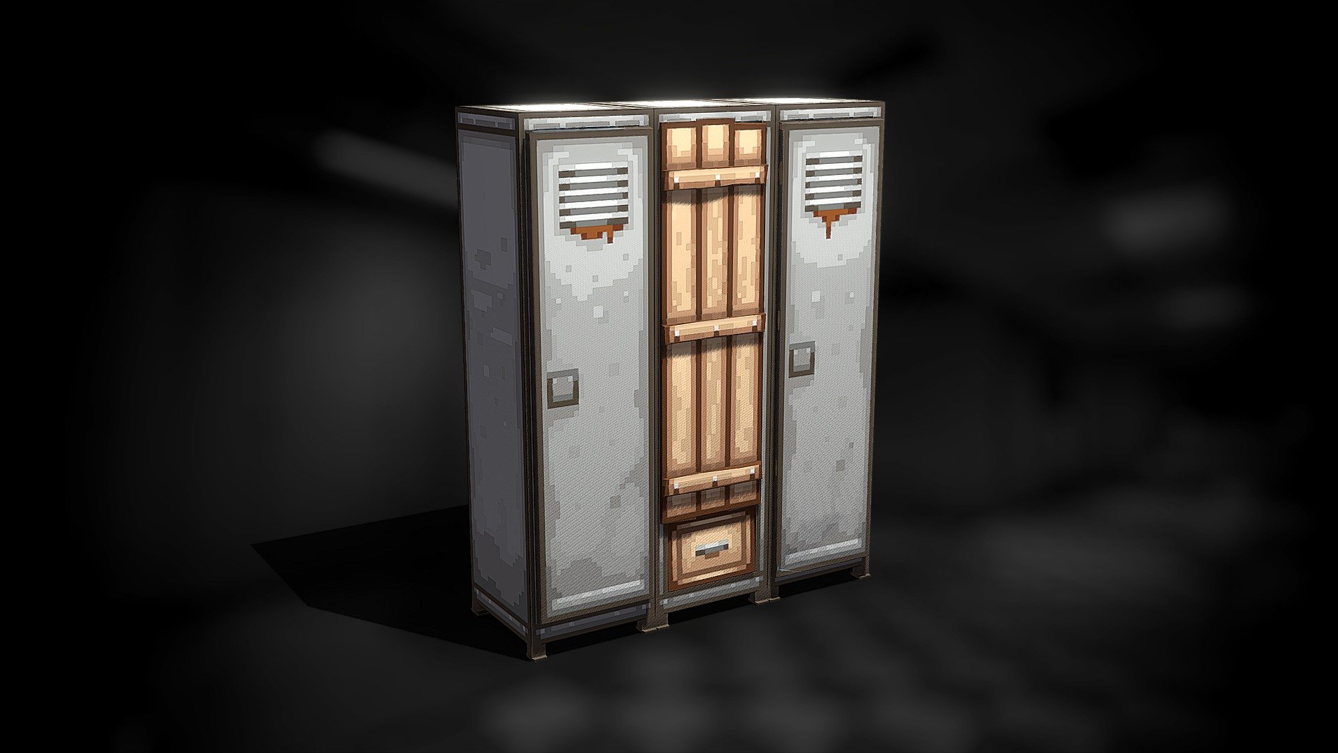 Pixel Locker - Download Free 3D model by Liam Moffitt (@divadan ...
