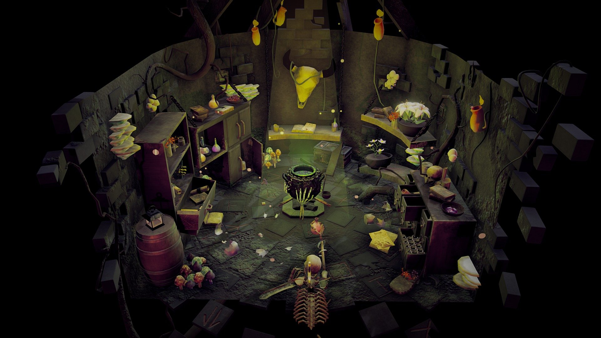 HellFire Grotto -Day - 3D model by Amanda Machado (@AmandaMacchiato) [2cea2a1] - Sketchfab