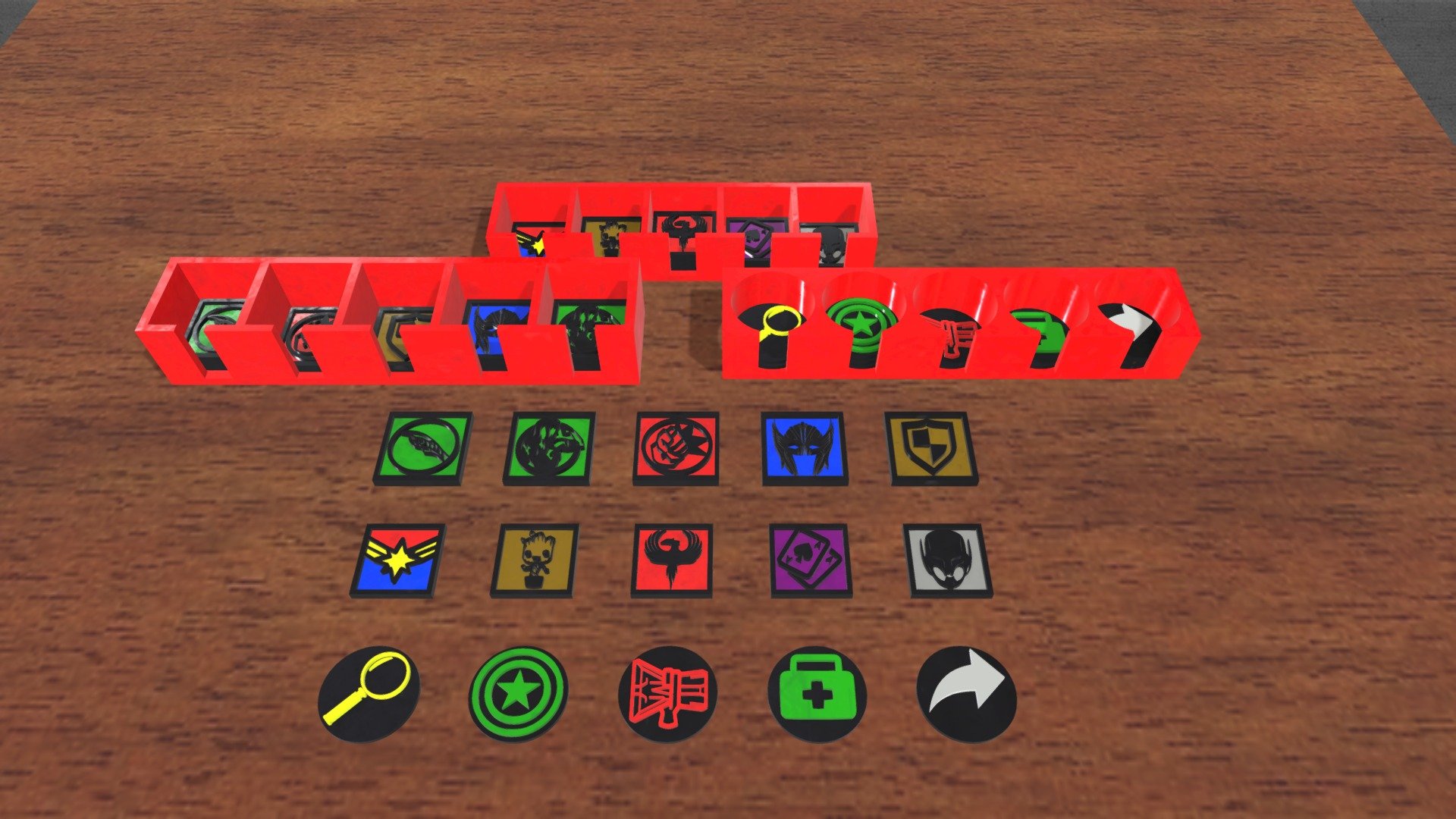 Tokens marvel champions lcg - 3D model by jordillobre [2cebcd8] - Sketchfab