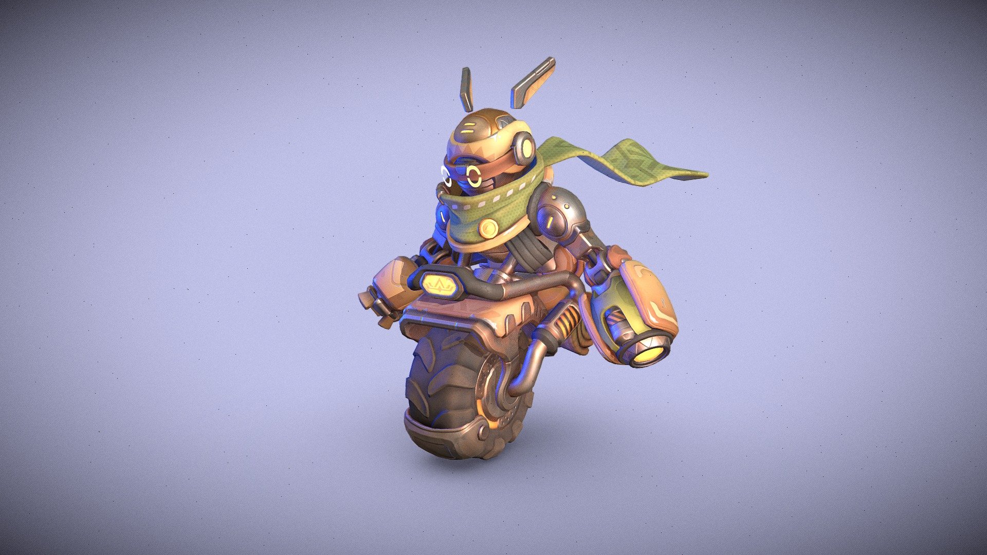 Nomad Robot - Stylized props - 3D model by Benjamin Aubert (@bainjamaing) [2ceda6a] - Sketchfab