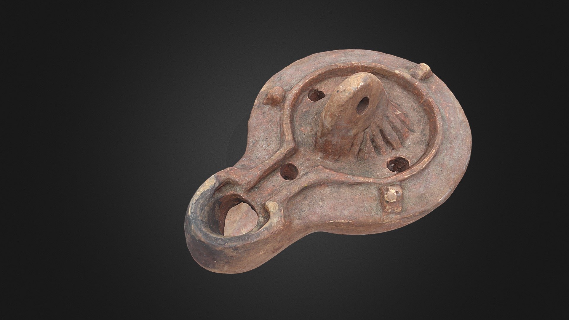 Roman lucerna from Ilidža near Sarajevo - Download Free 3D model by ...
