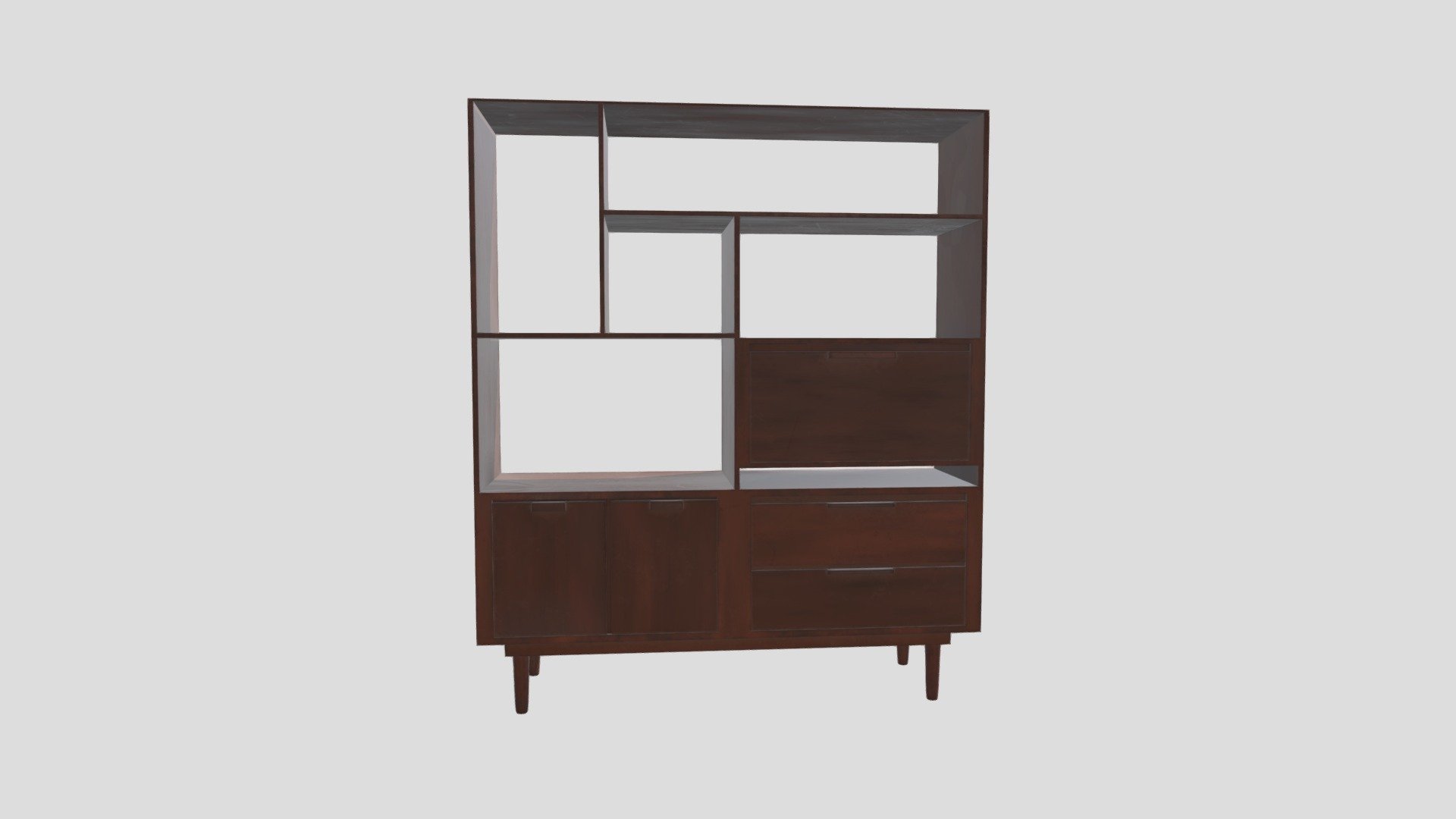 BookShelf - 3D model by DenisaViziru [2cefeb9] - Sketchfab