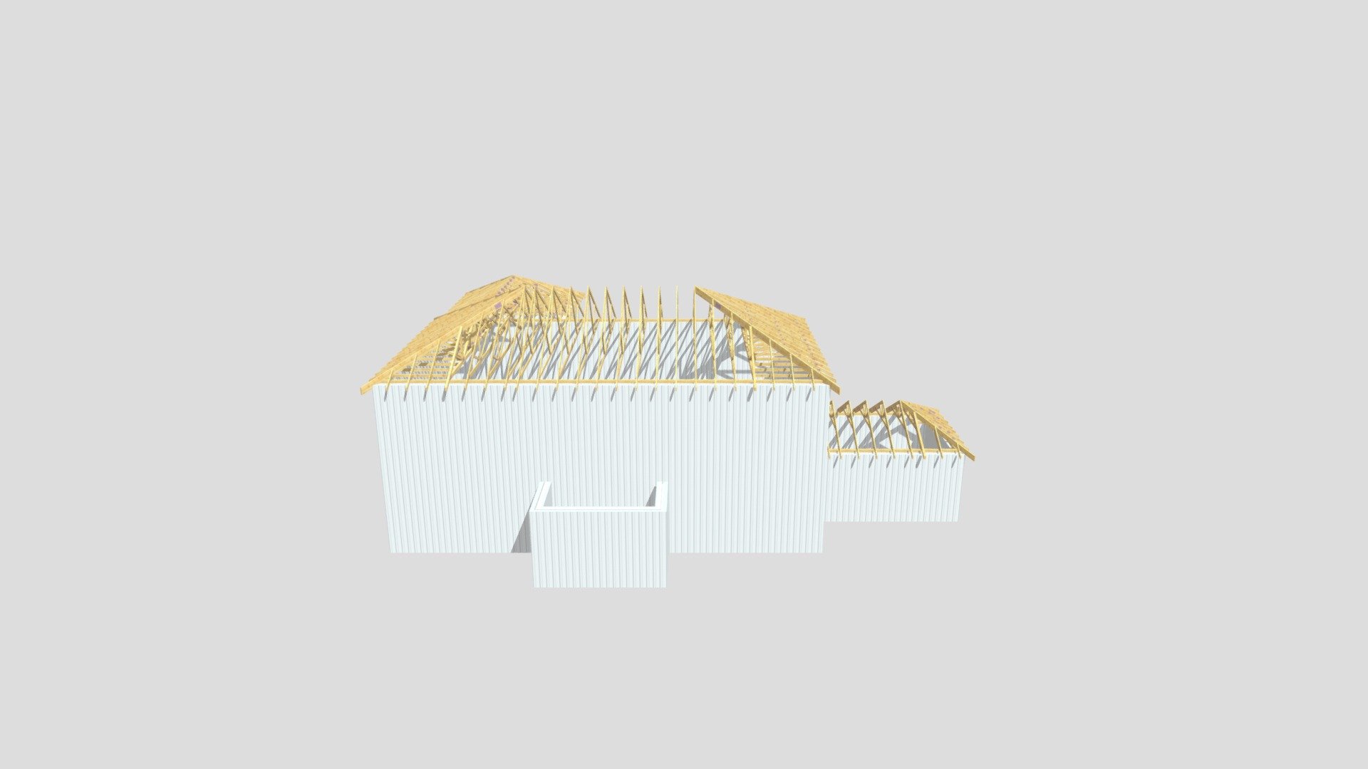 Kelly House Truss Roof - Download Free 3D model by Dermf [2cf0660 ...
