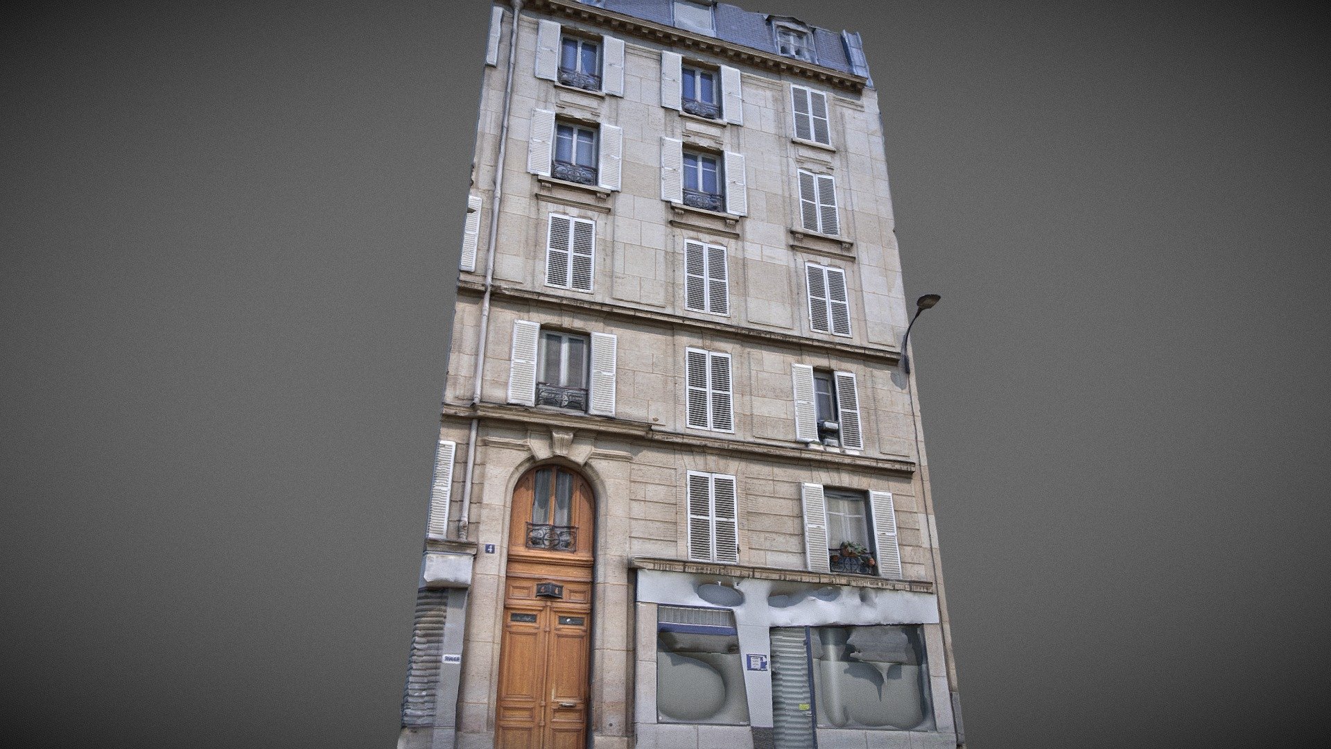 Paris building facade 03 - Buy Royalty Free 3D model by 3DSCANFR (sdrn ...