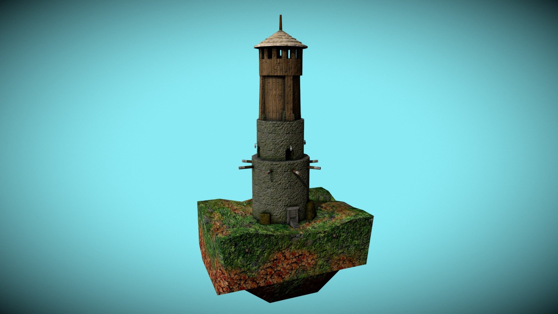 Tower - 3D model by stasi [2cf29c3] - Sketchfab