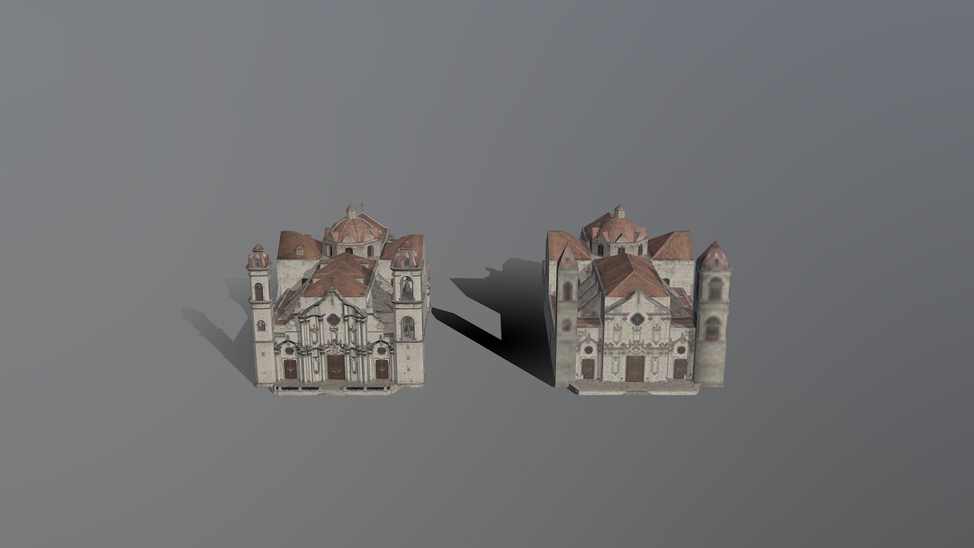 Havana Cathedral - 3D model by NameInvalid (@lame54472) [2cf4217 ...