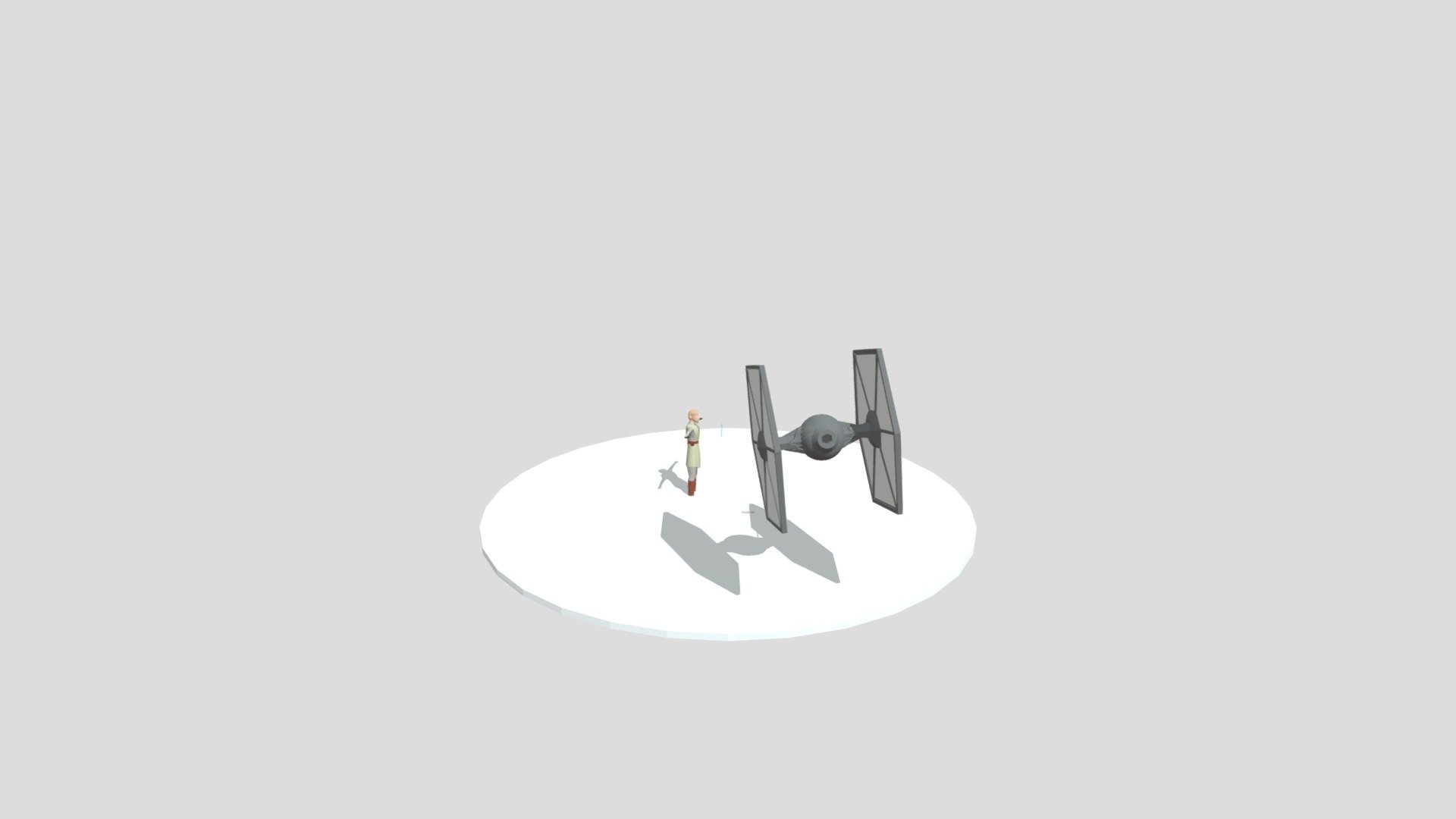 Obi Wan(completo4) - 3D model by juaniorell16 [2cf42e2] - Sketchfab