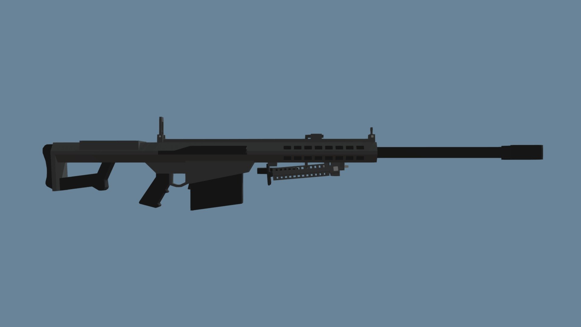 Barrett M82 (Cube) - Download Free 3D model by GoldbergR [2cf660f] - Sketchfab
