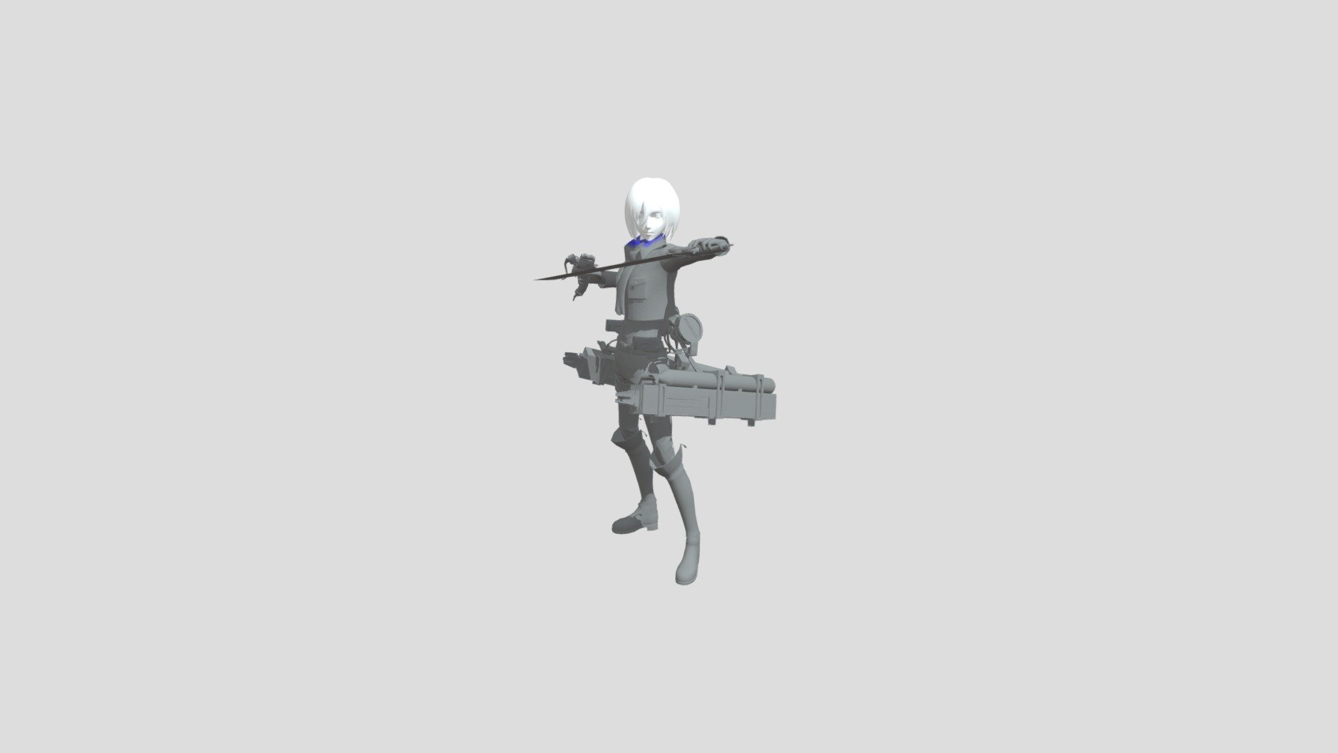 Aotwa___mikasa_ackermann_by_o_dv89_o_dl6roum - Download Free 3D model ...