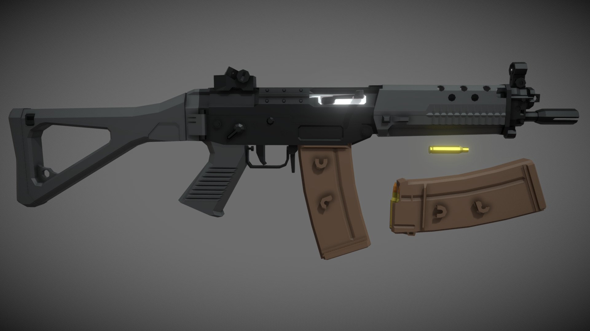 low-poly SIG SG-552 - Download Free 3D model by D_U (@DU1701) [2cfb1d2 ...