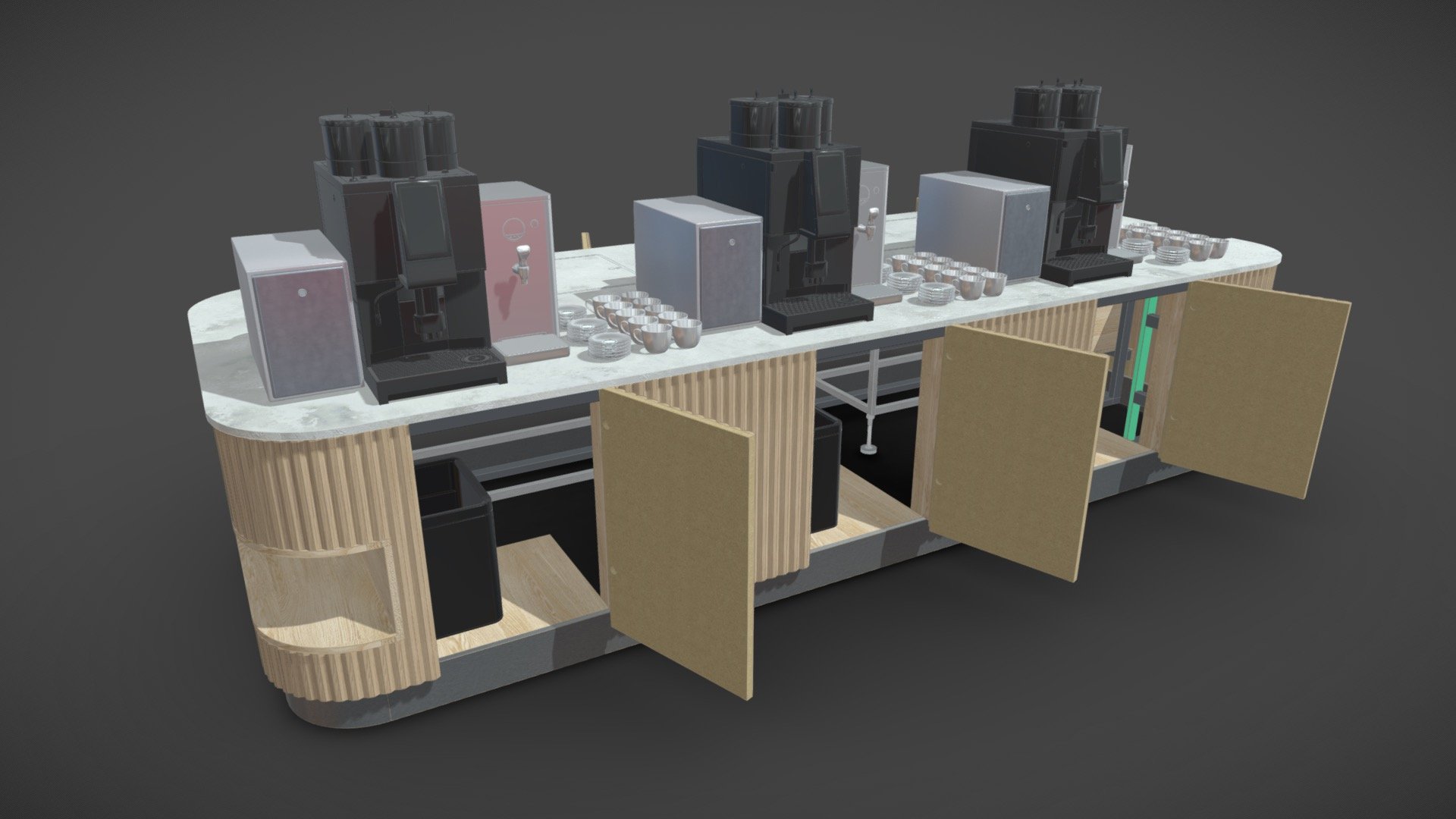 P-077-23 Bufet 03_091223 - 3D model by WALABI [2cfb8f4] - Sketchfab