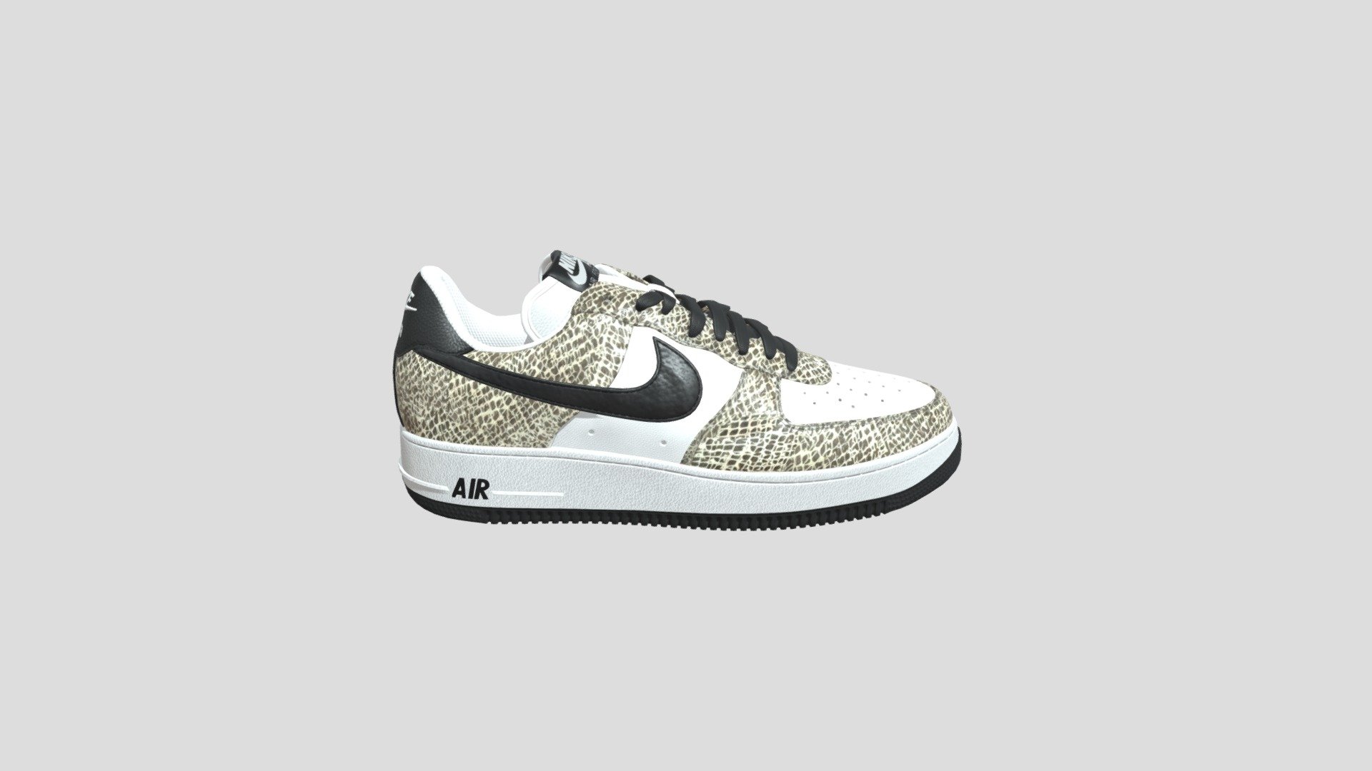 nike dot swoosh our force one 1 AF1 Cocoa Snake - 3D model by awax38000 ...