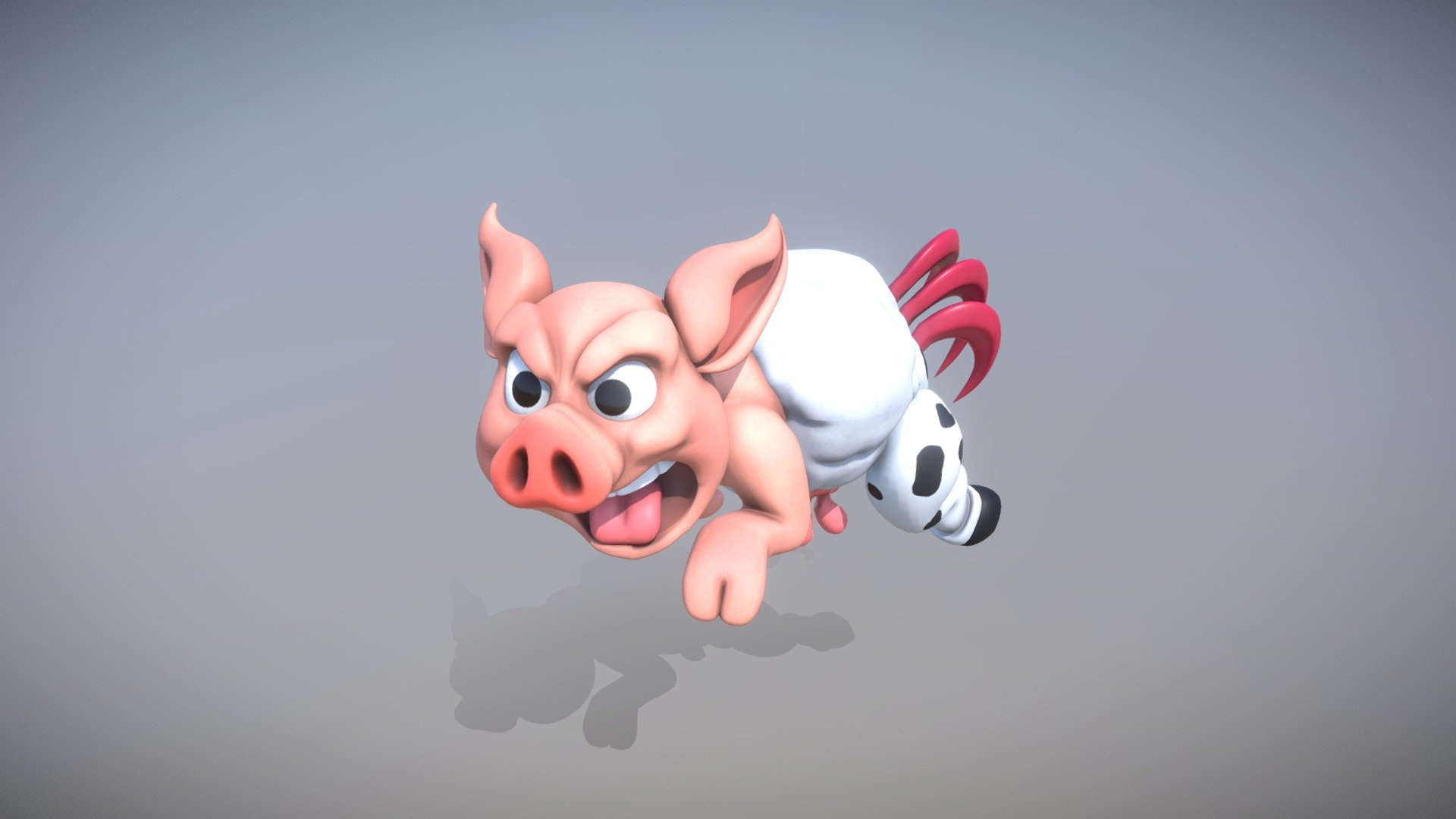 Team Mascot - 3D model by KEWAG (@kewag.ch) [2cff03b] - Sketchfab