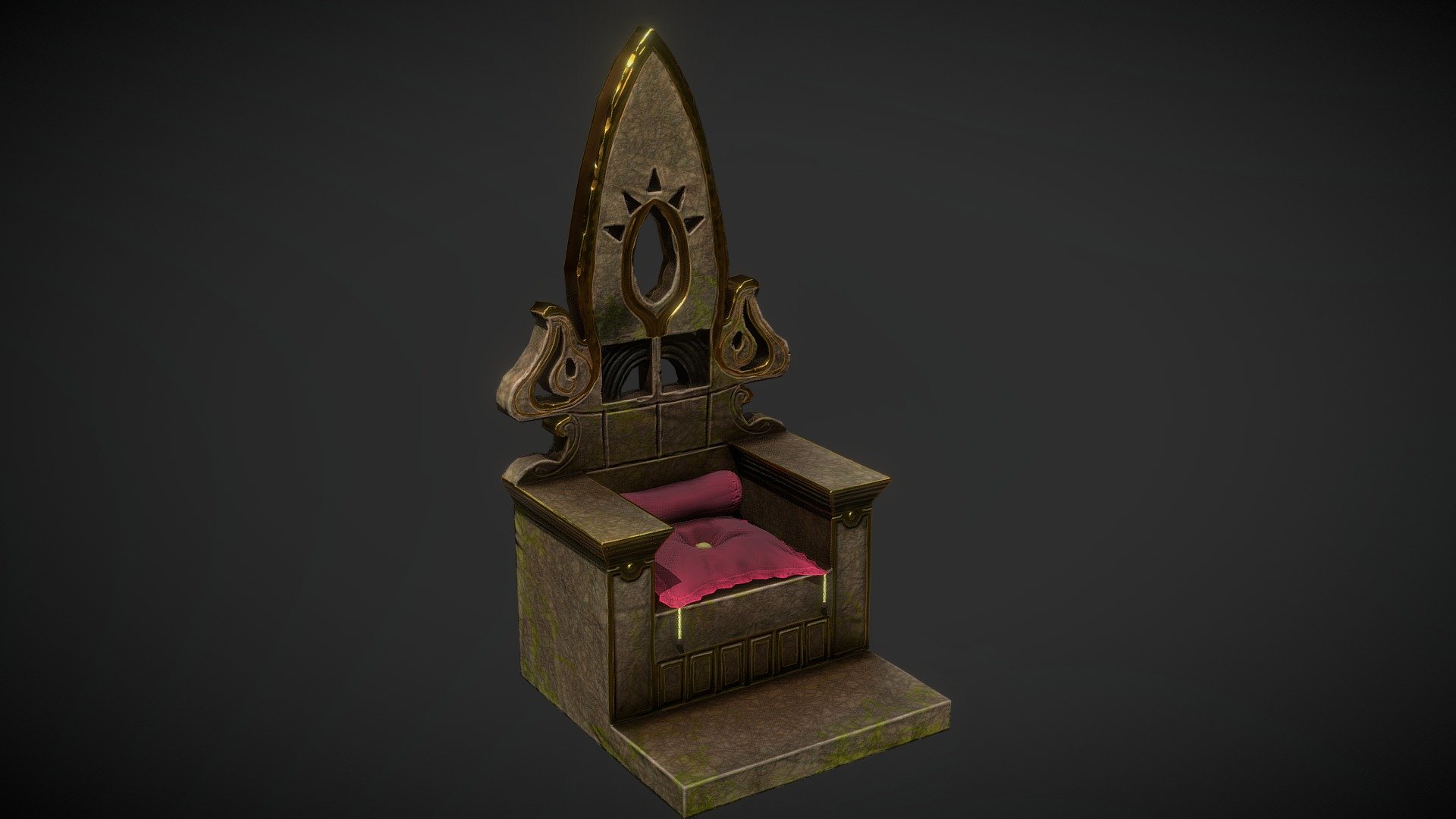 Egypt: Throne - 3D model by Phlox (@Phloxie) [2cff5f3] - Sketchfab
