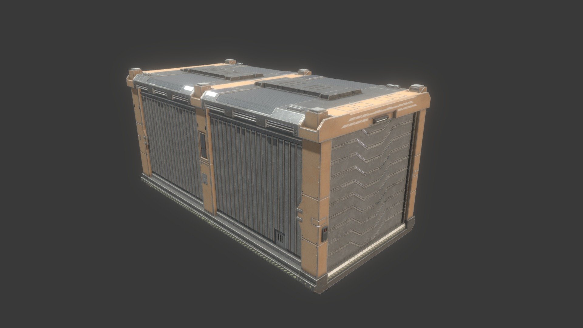 Low-poly Container - 3D model by David Jedlička (@David_Jedlicka ...