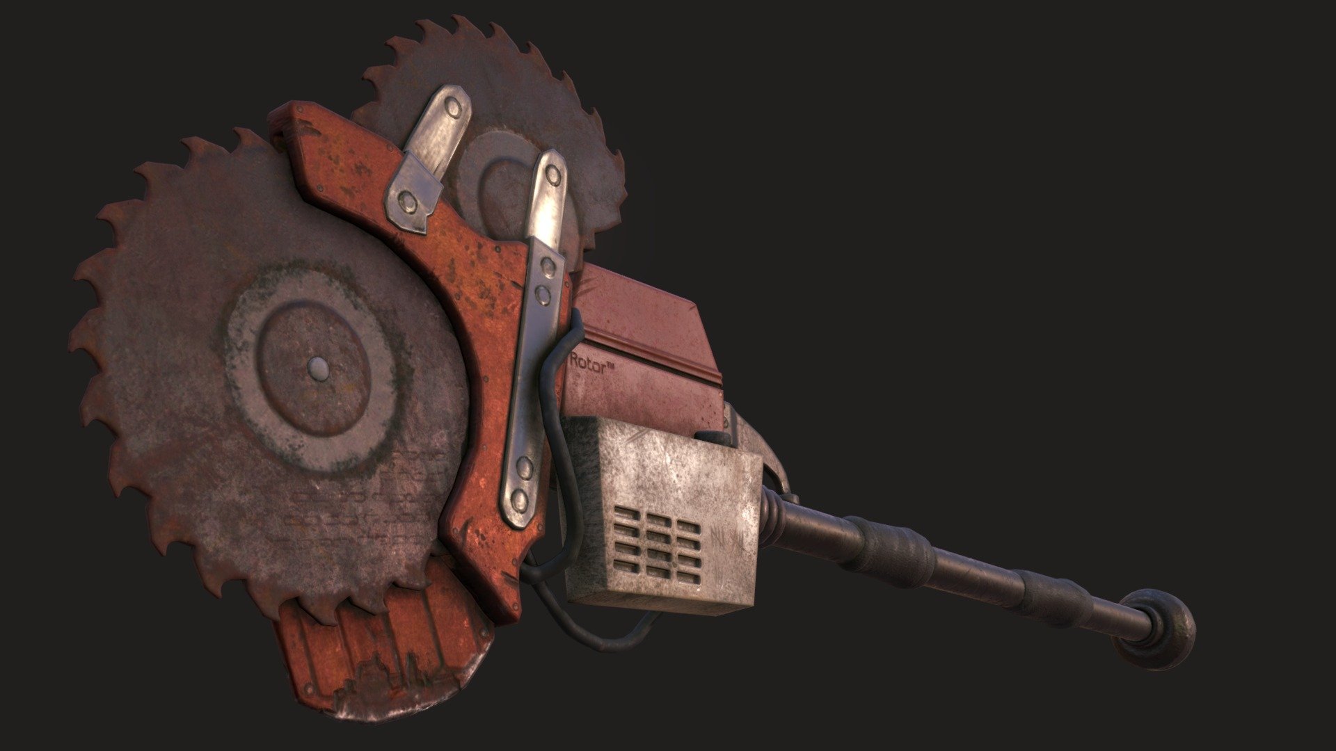 The Buzzkiller - Zombie Apocalypse Weapon - 3D model by S64 [2d0200c ...