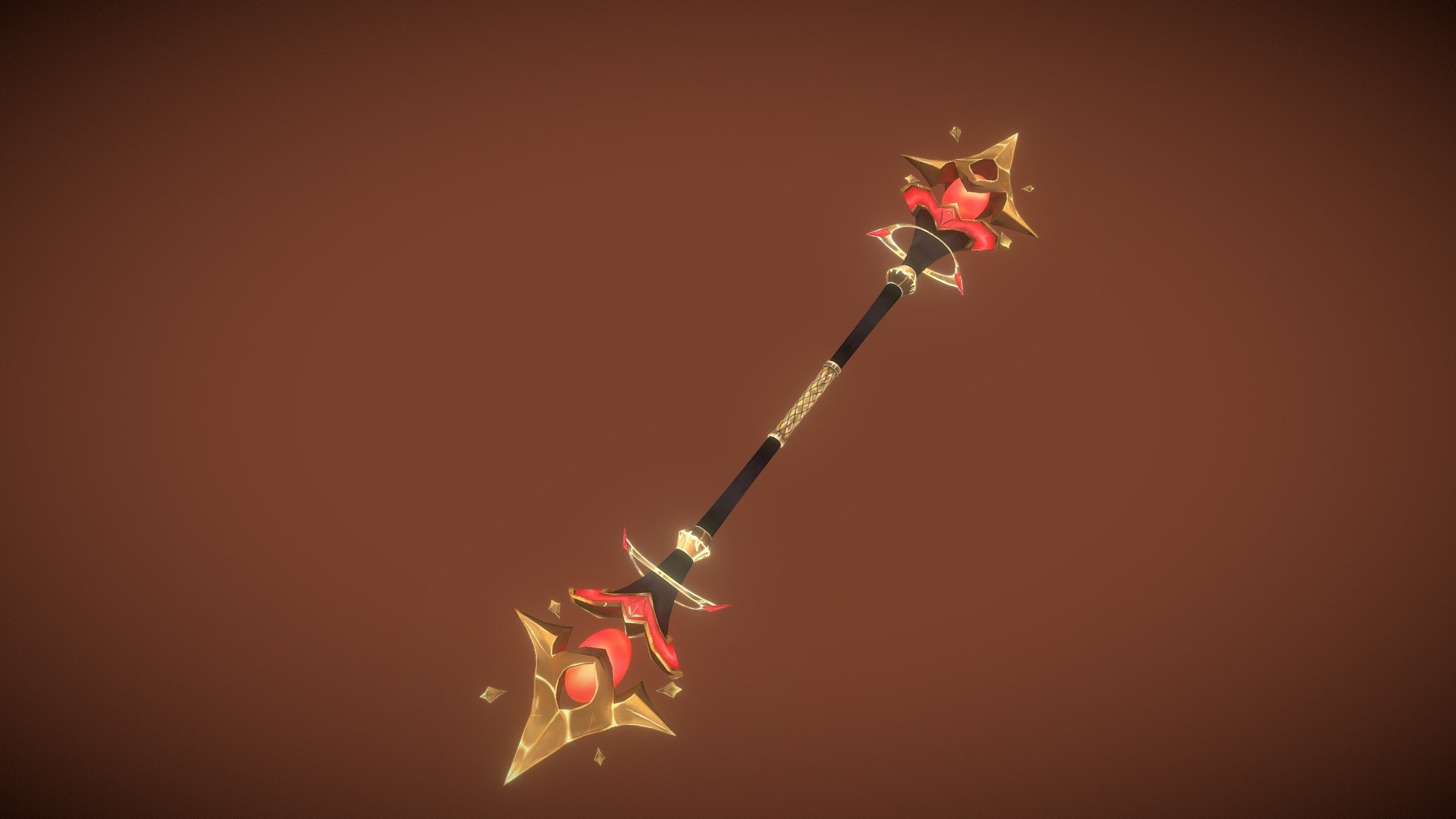 [Student Work] Lux - Arcana Staff - 3D model by Yoriko (@Yoriko ...
