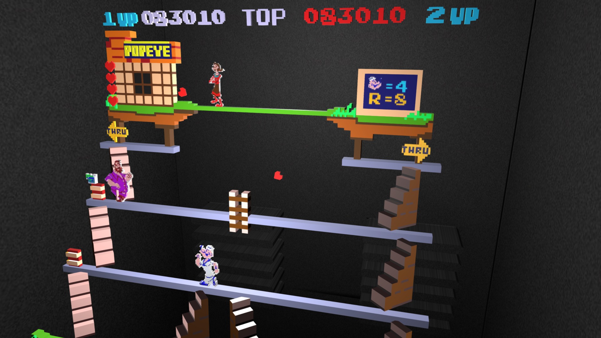 Voxel Art Popeye Arcade Machine (Ethan Terpstra) - 3D model by E ...