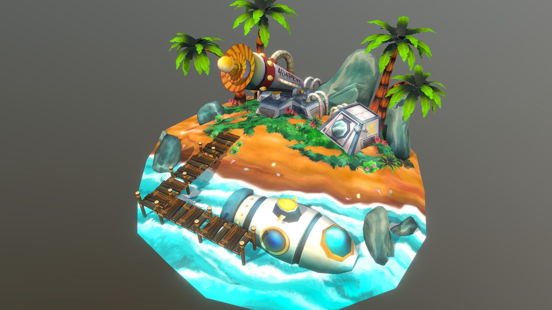 Tropical Lab - 3D model by avuong [2d052df] - Sketchfab