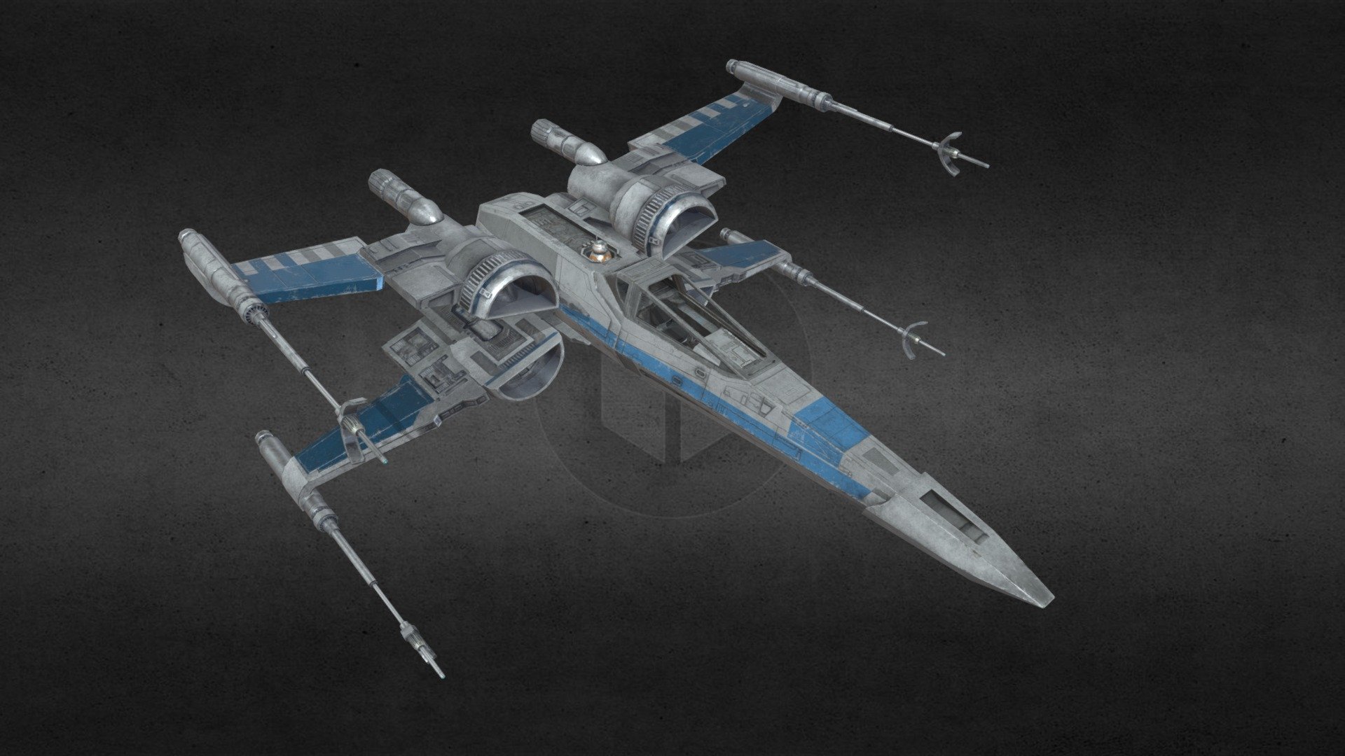 X-wing T-70 - 3D model by Toast (@eternity8361) [2d0542a] - Sketchfab
