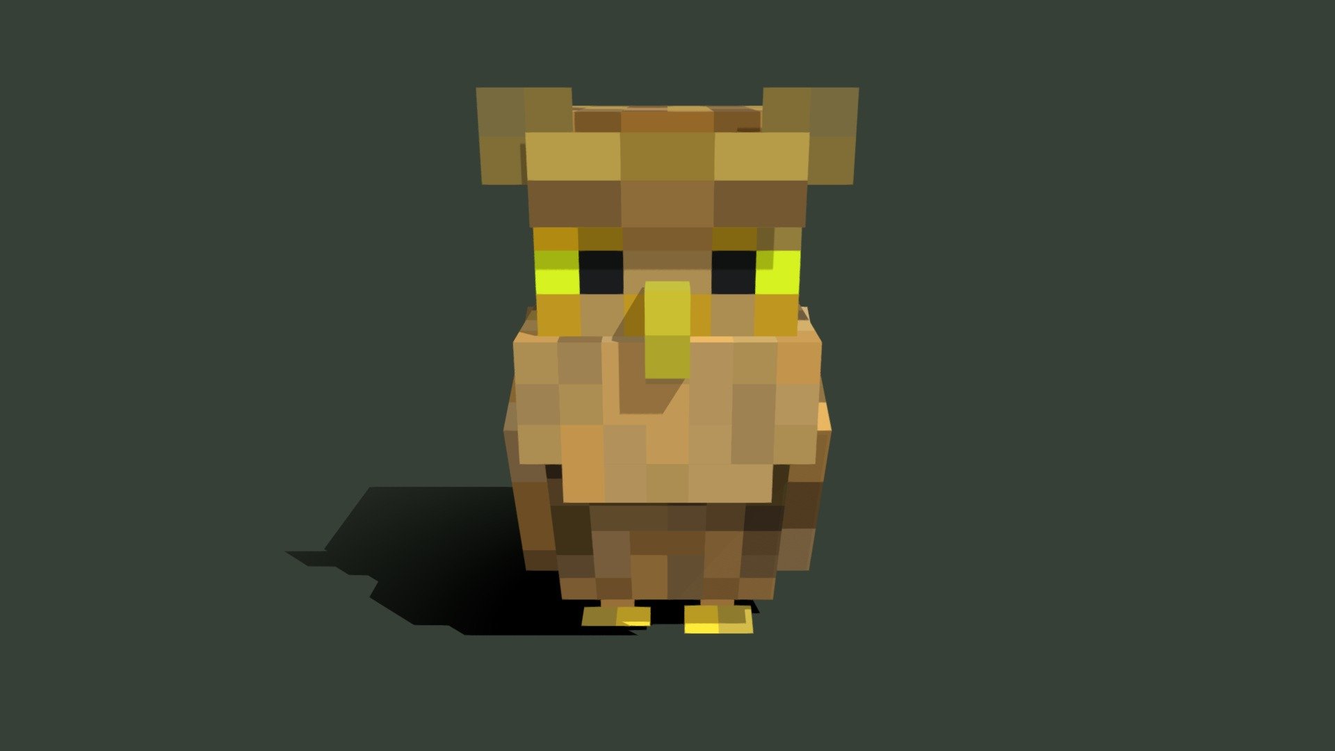 Eule für Minecraft - 3D model by FloCrafter [2d05775] - Sketchfab