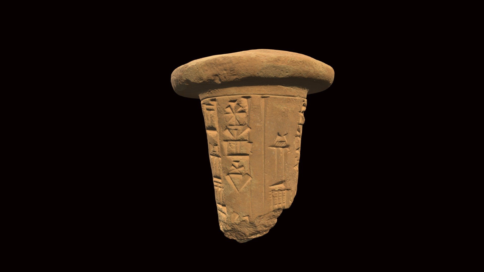Cone HMANE1899.2.642 - 3D model by Harvard Museum of the Ancient Near ...