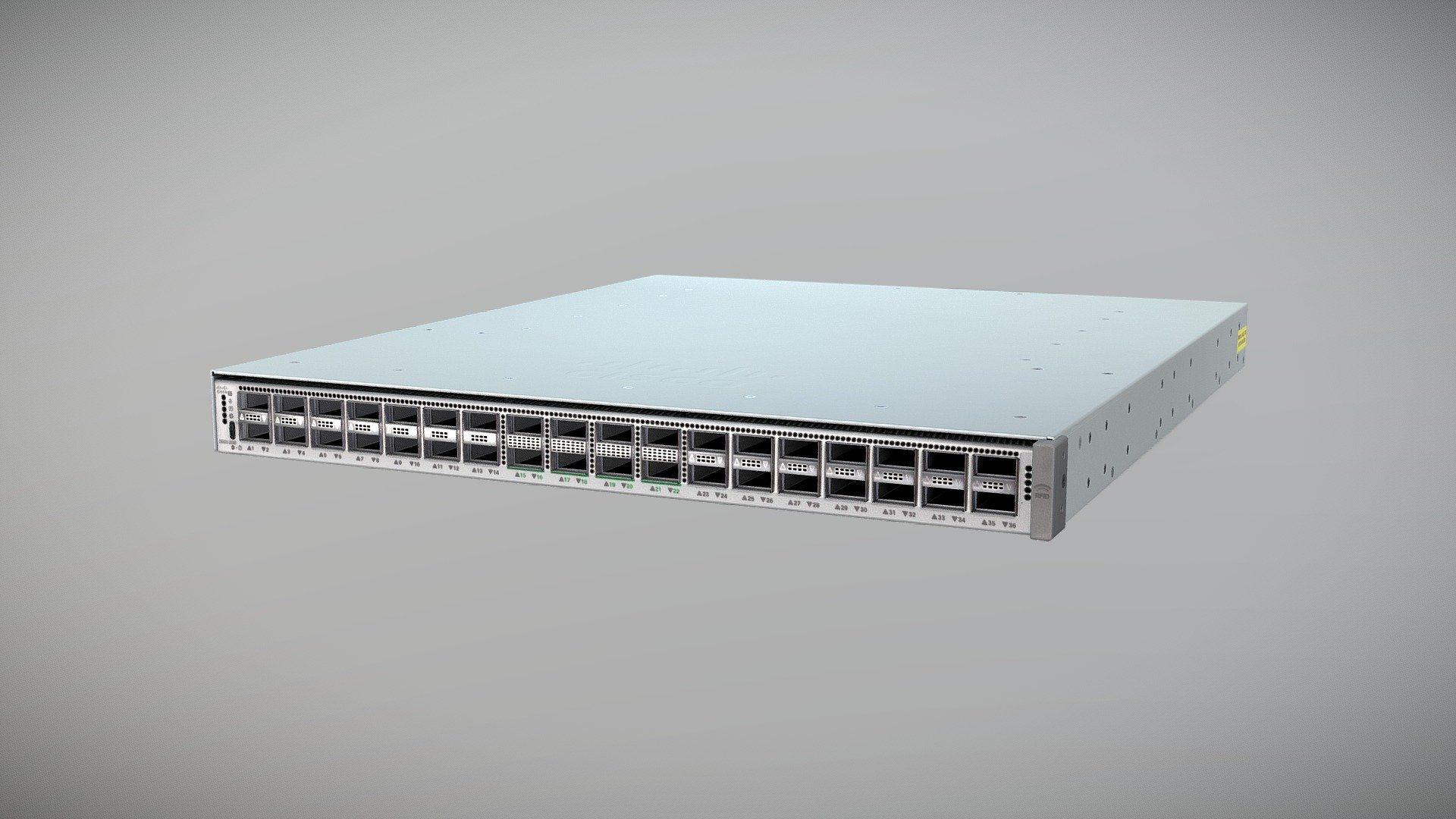 C9500X-28C8D - 3D model by Cisco IBNG media [2d063cb] - Sketchfab