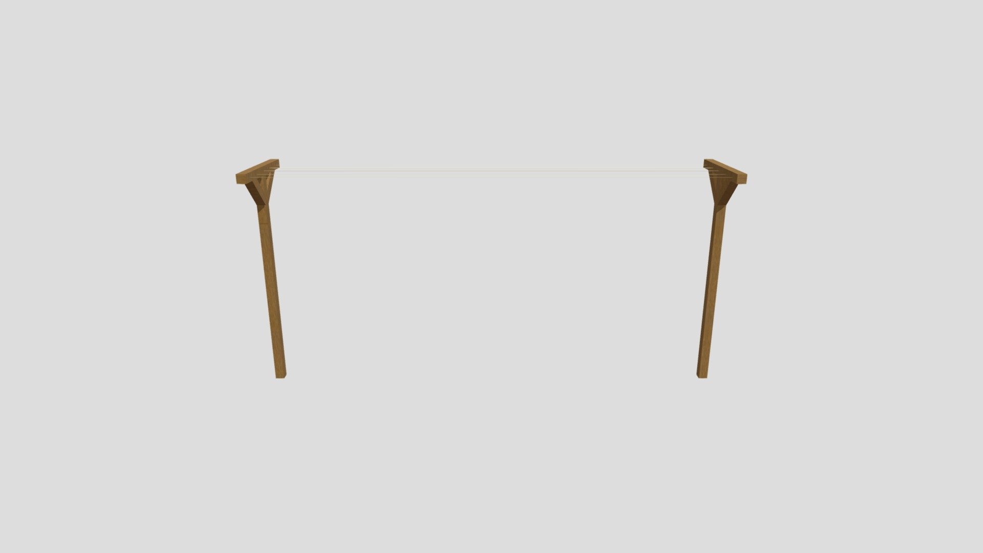 Cloth lines - Download Free 3D model by 1-3D.com [2d07ba3] - Sketchfab
