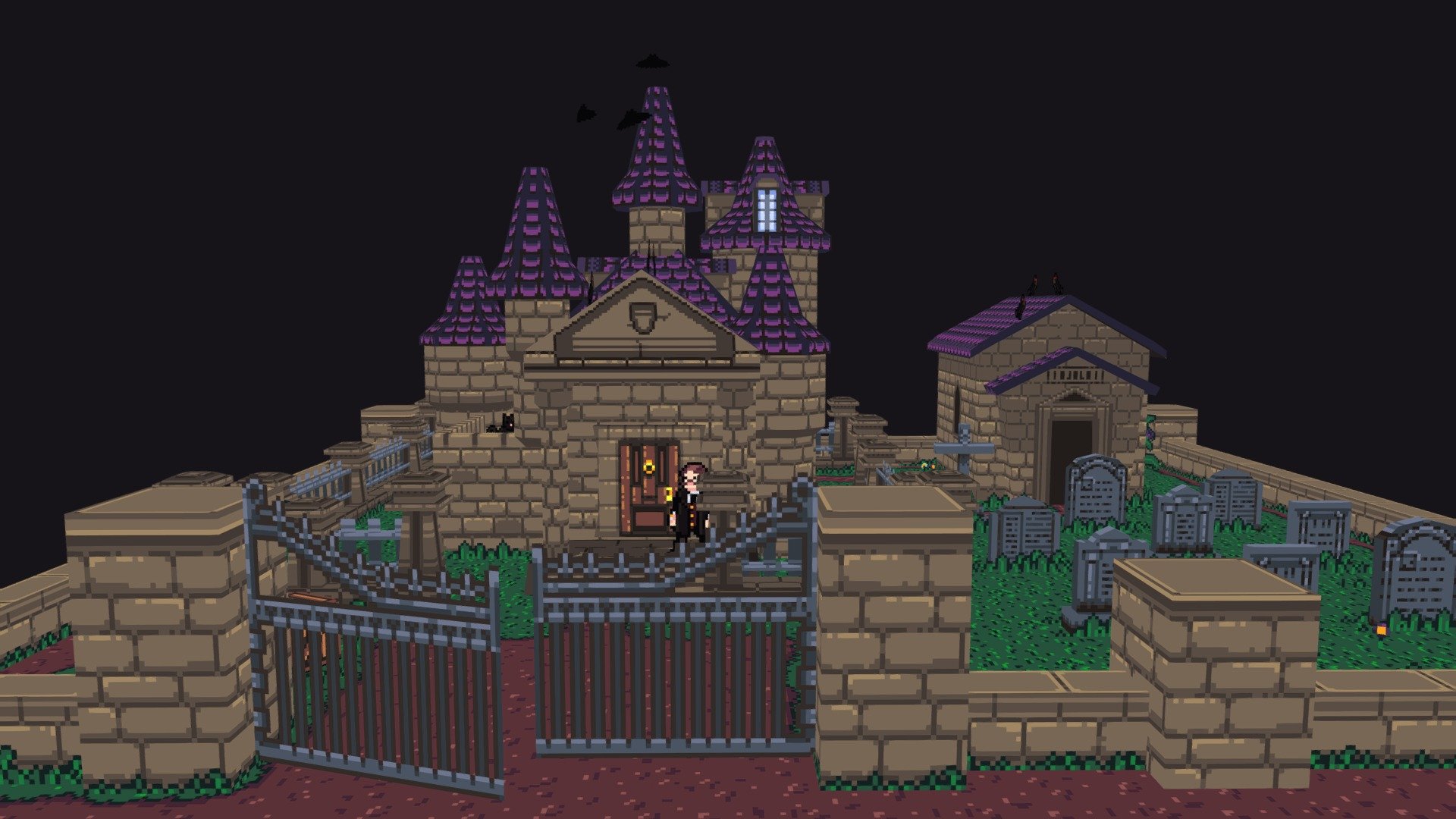 Old Spooky Manor - 3D model by James Doyle (@jamesdoyle081) [2d08257 ...