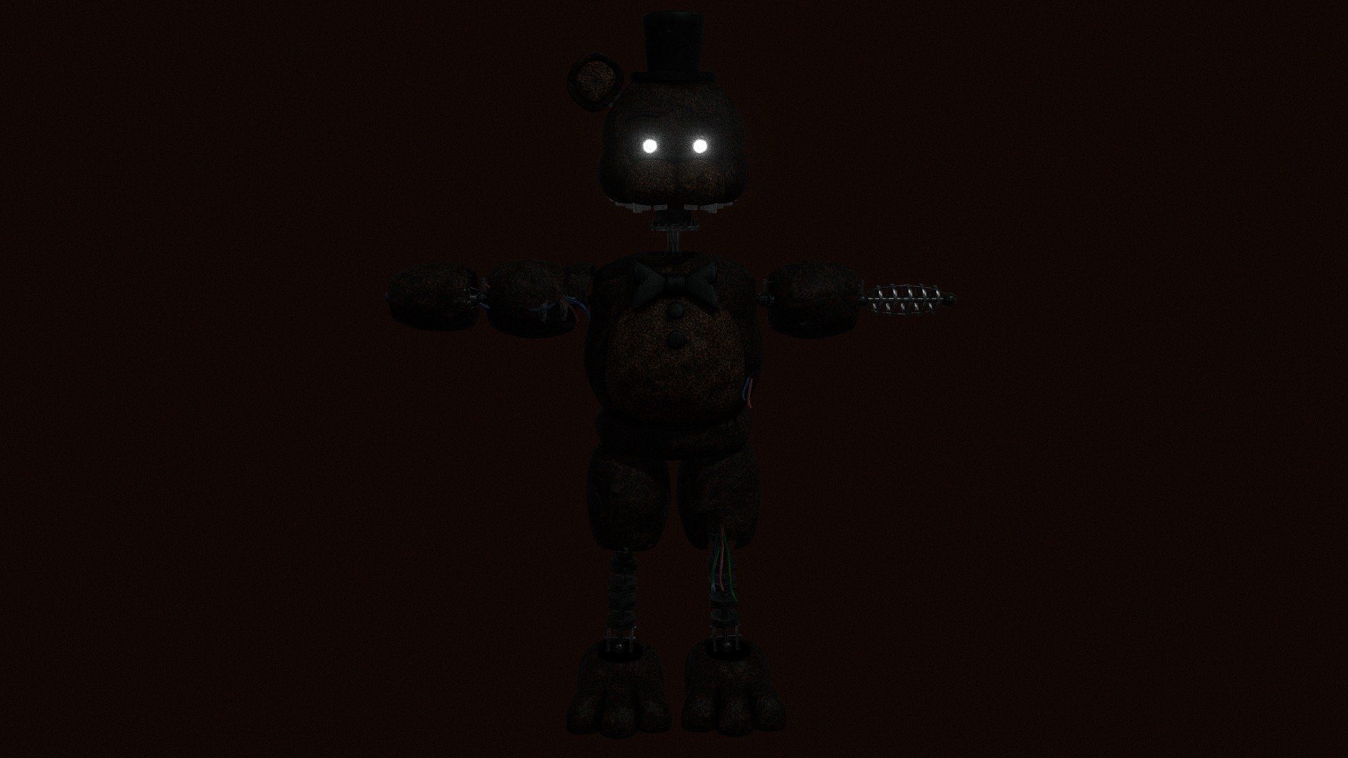 Ignited Freddy + Golden Freddy - Download Free 3D model by skylajade69 ...