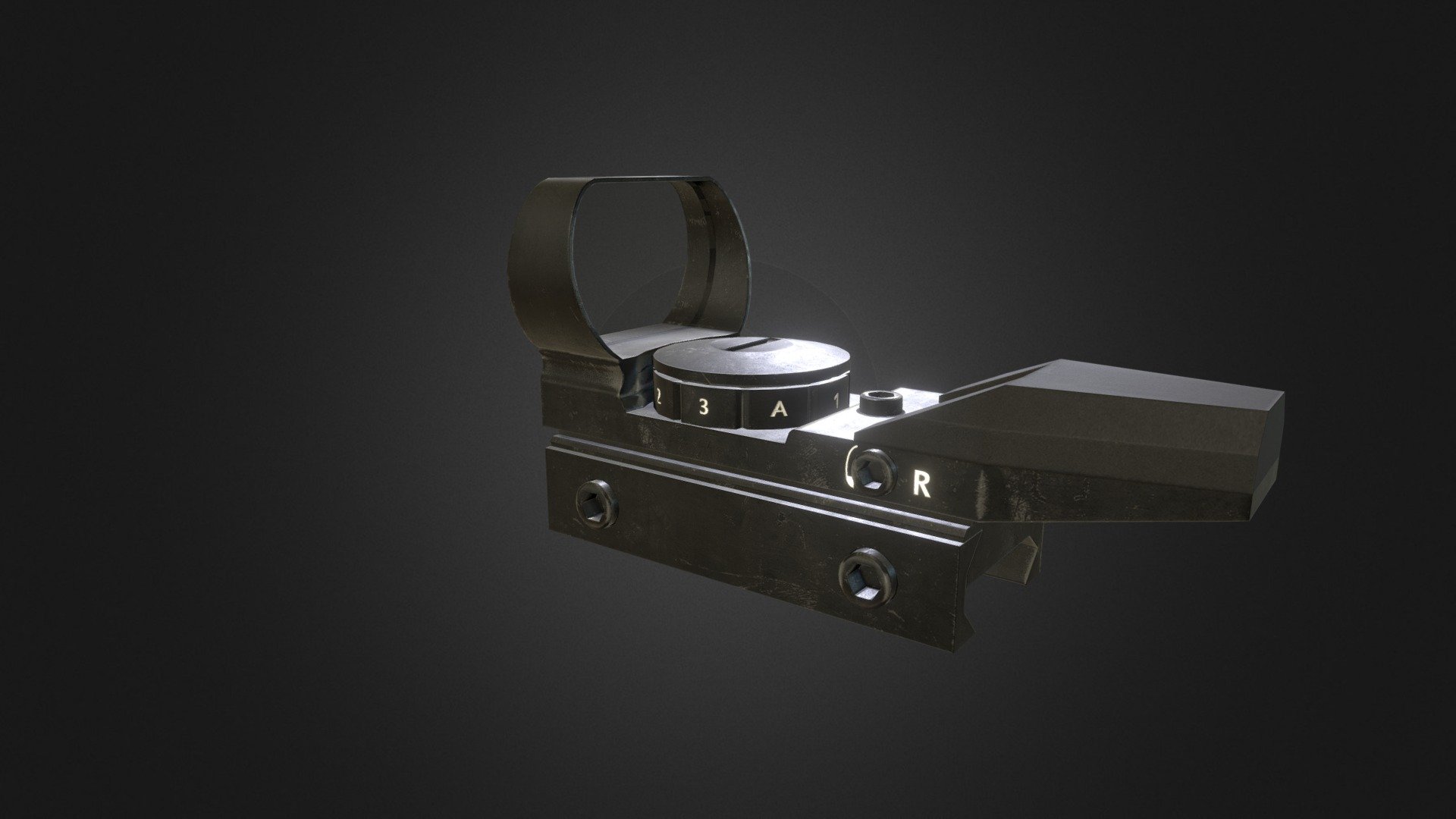 Reflex sight - 3D model by Nikolai Dalager (@nikolaidalager) [2d08811 ...