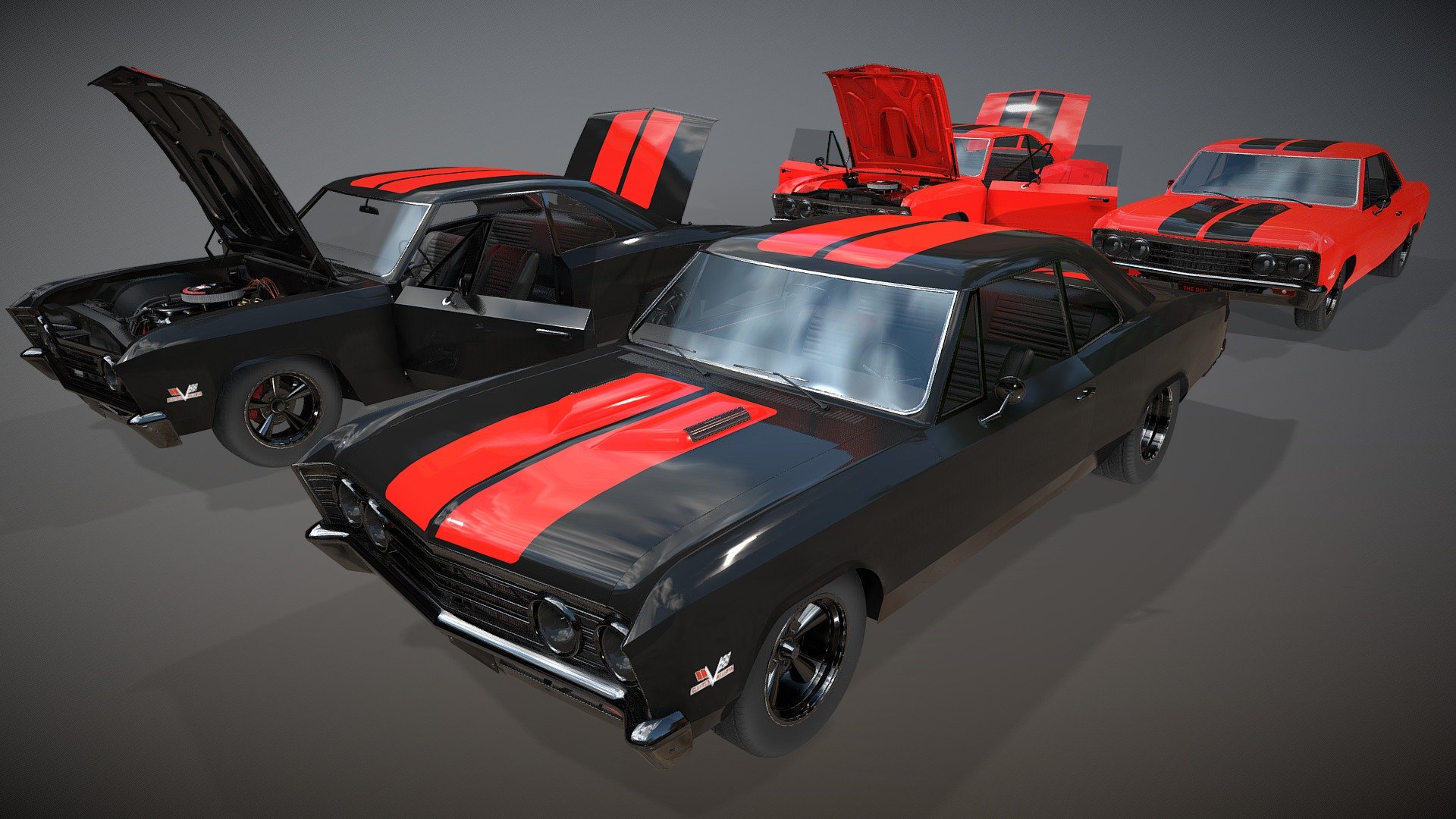 1967 Chevelle SS - 3D model by Sagvo [2d0973b] - Sketchfab