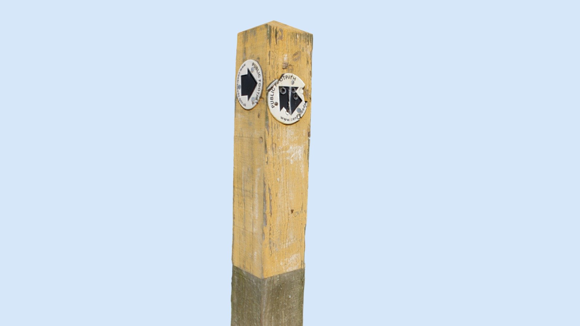 Bedfordshire Public Footpath Sign - Download Free 3D model by Bob ...
