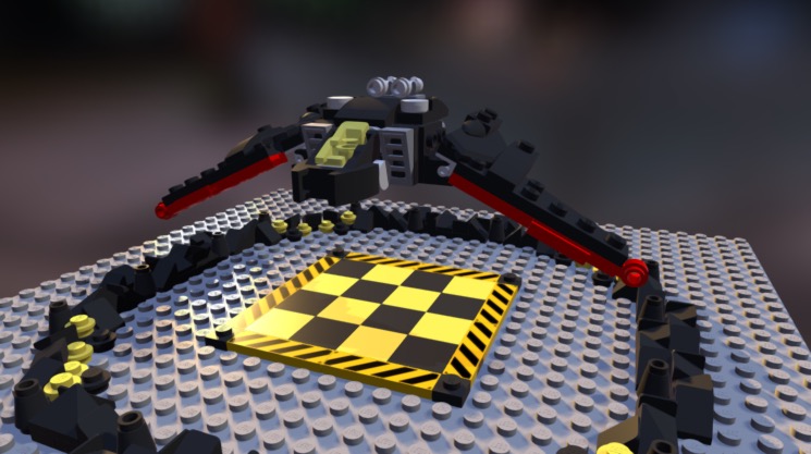 LEGO Mini Batwing - 3D model by pottsab [2d0b297] - Sketchfab