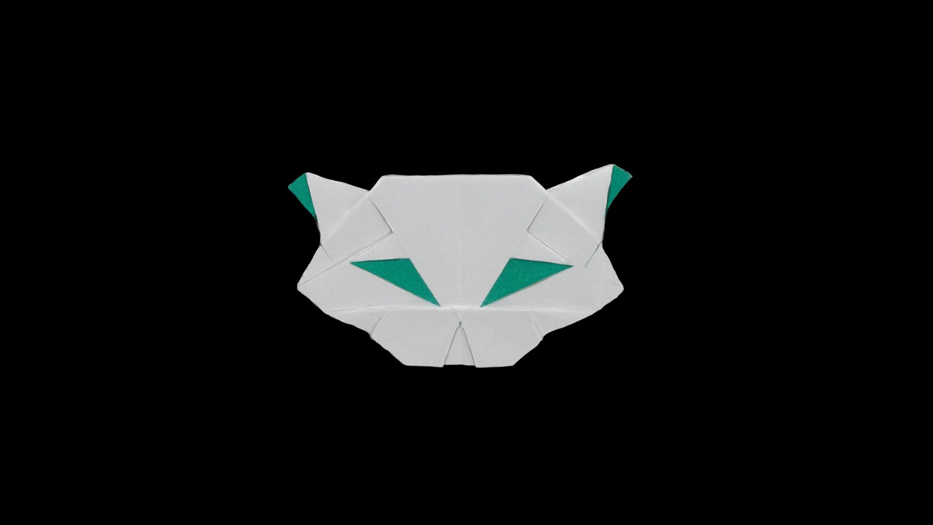 Cat face origami - 3D model by kaika (@kaika.inc) [2d0c00d] - Sketchfab