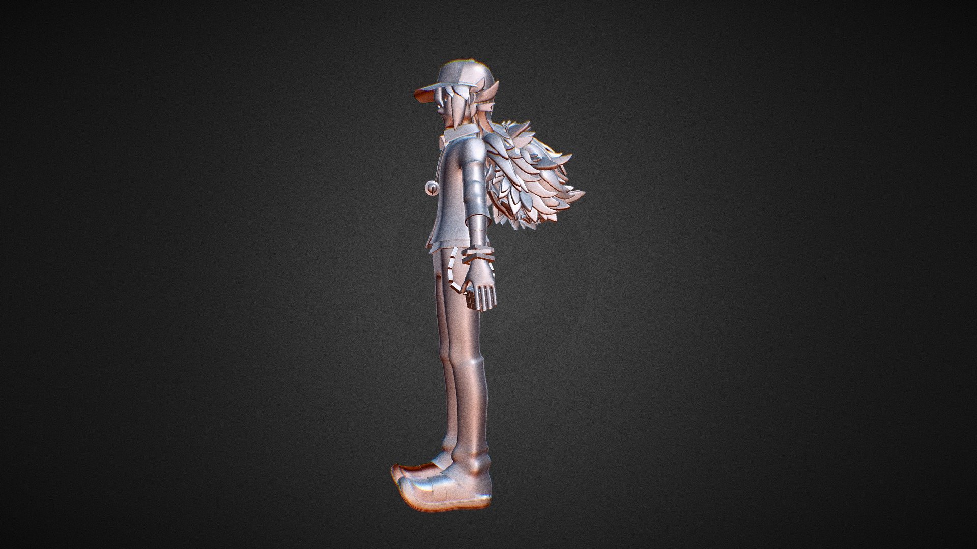 Trainer N Pokemon BnW - 3D model by Masflai [2d0d1d6] - Sketchfab