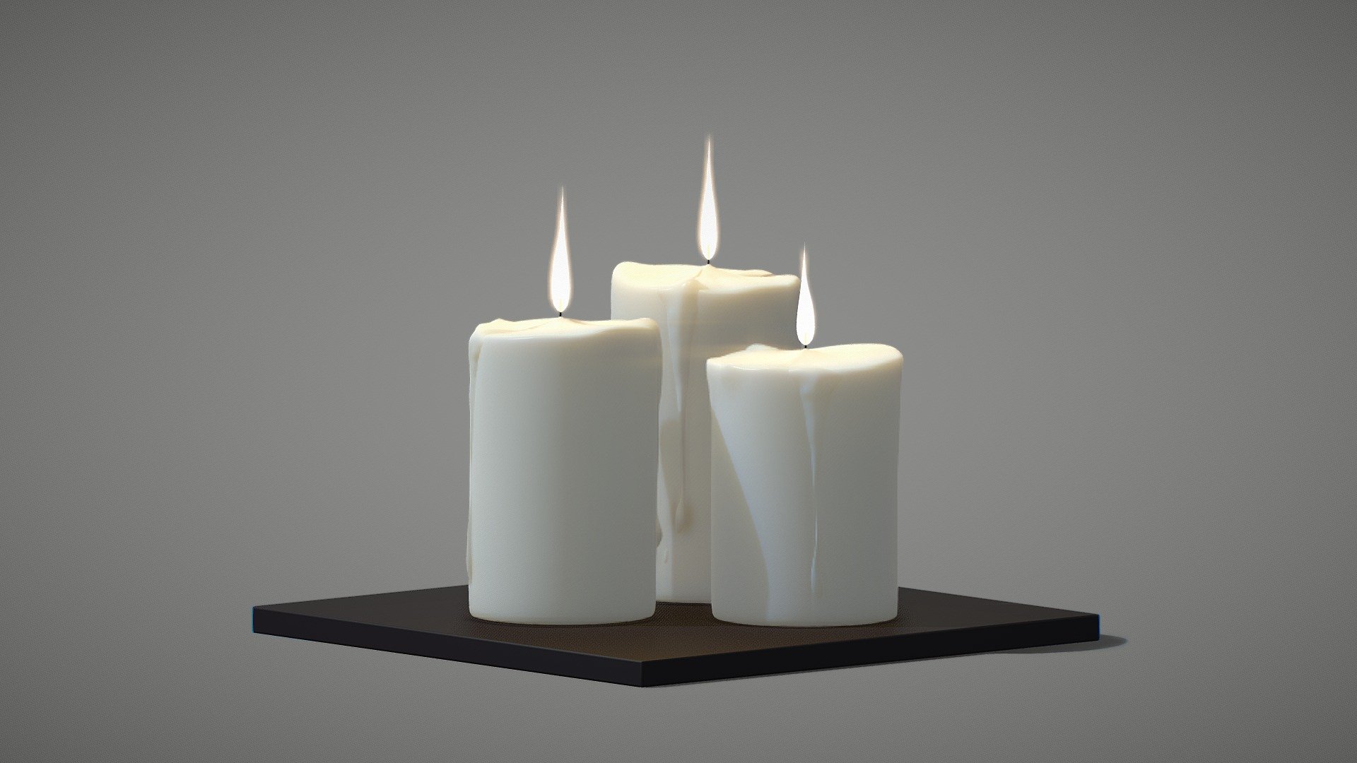 Candles - Buy Royalty Free 3D model by 3Dee (@mellydeeis) [2d0d249 ...