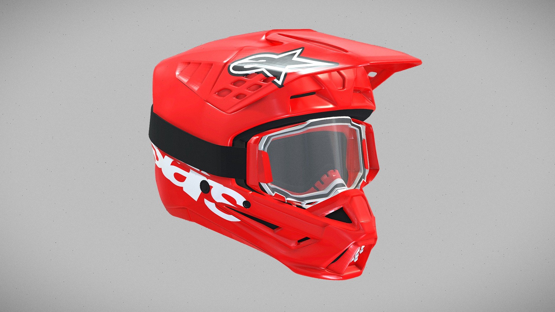 ALPINESTARS SM5 CORP Helmet - Buy Royalty Free 3D model by 3D ...