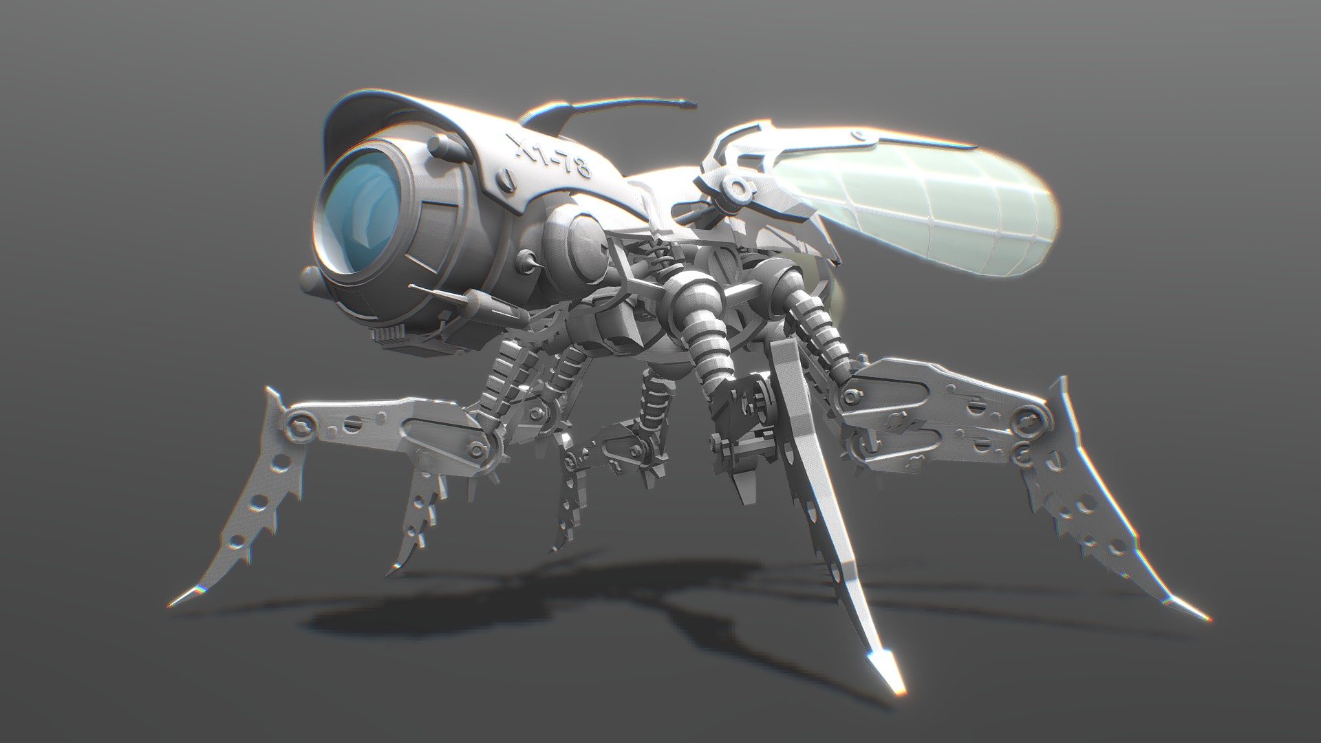 Mecha Fly - 3D model by mcneillchris555 [2d111f3] - Sketchfab