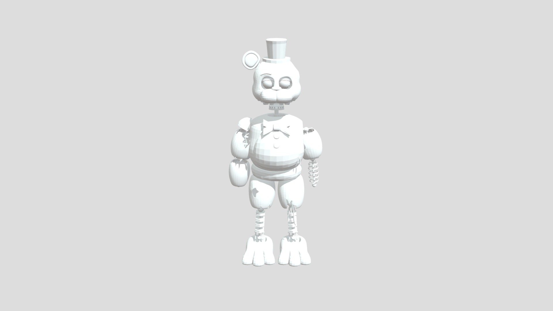 Ignited Freddy - 3D model by Bonbon (@fnafteamslazer) [2d112c1] - Sketchfab