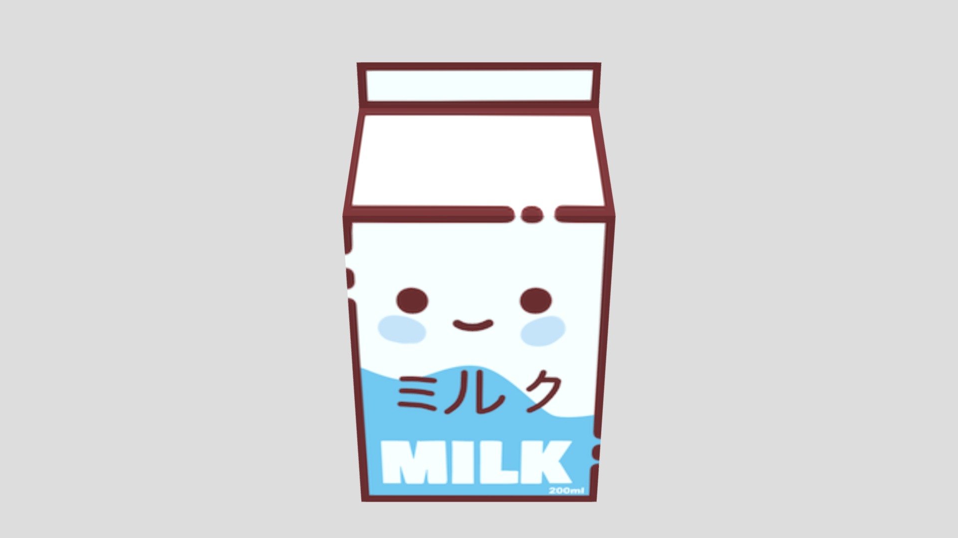 Milk 2D - Download Free 3D model by Kanashi_Aki (@KanashiAki07 ...