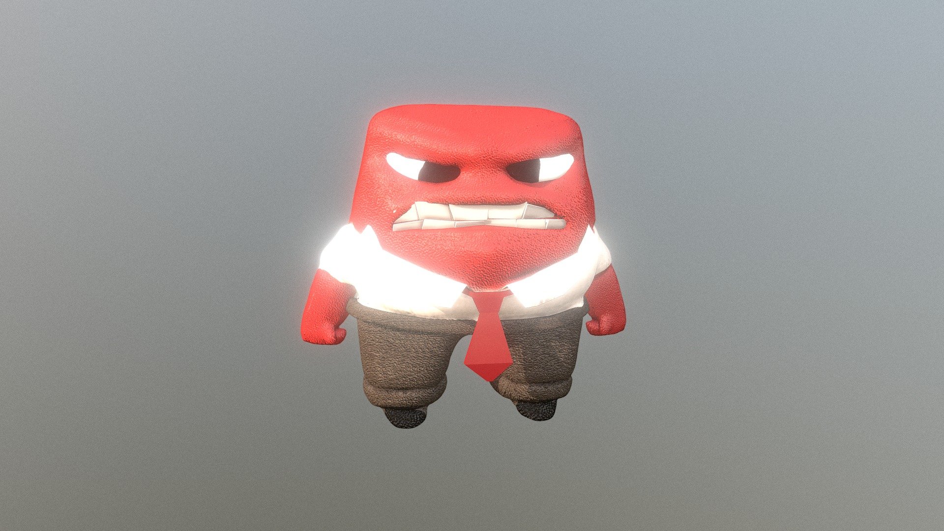 Sculpt January #24 | Anger - 3D model by TheCGMaster [2d15388] - Sketchfab