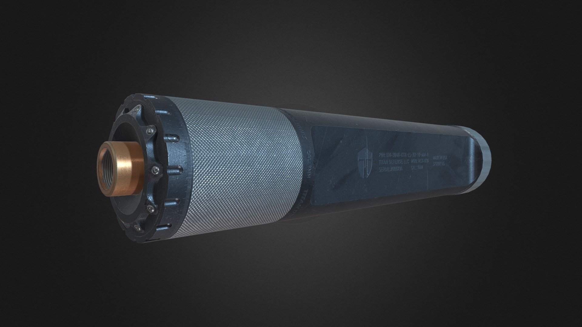 MTX-570 Suppressor | Titan Defense Technologies - Download Free 3D ...