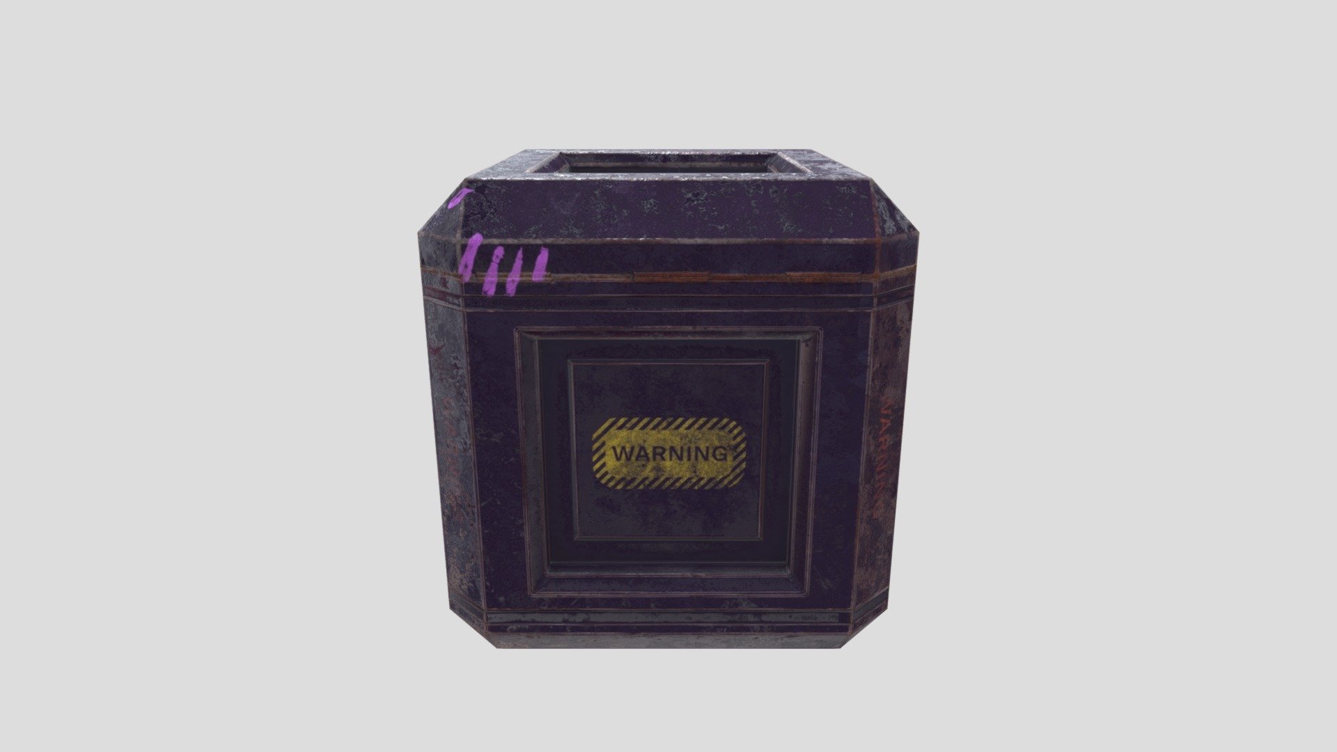 Crate contaminated - 3D model by Jansche [2d177e4] - Sketchfab