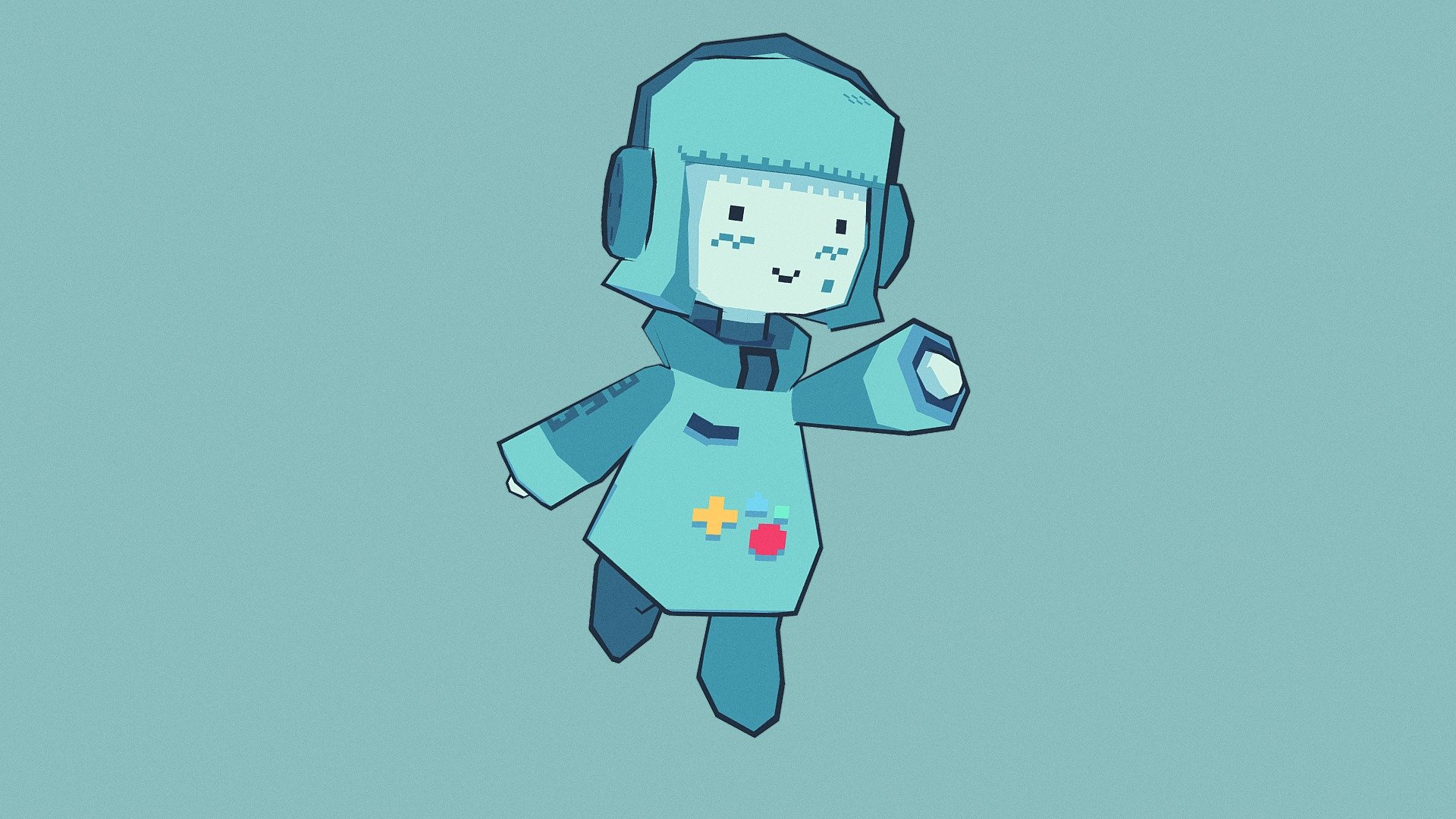Adventure Time: Dazzen's BMO Redesign - 3D model by artdanpol3d ...