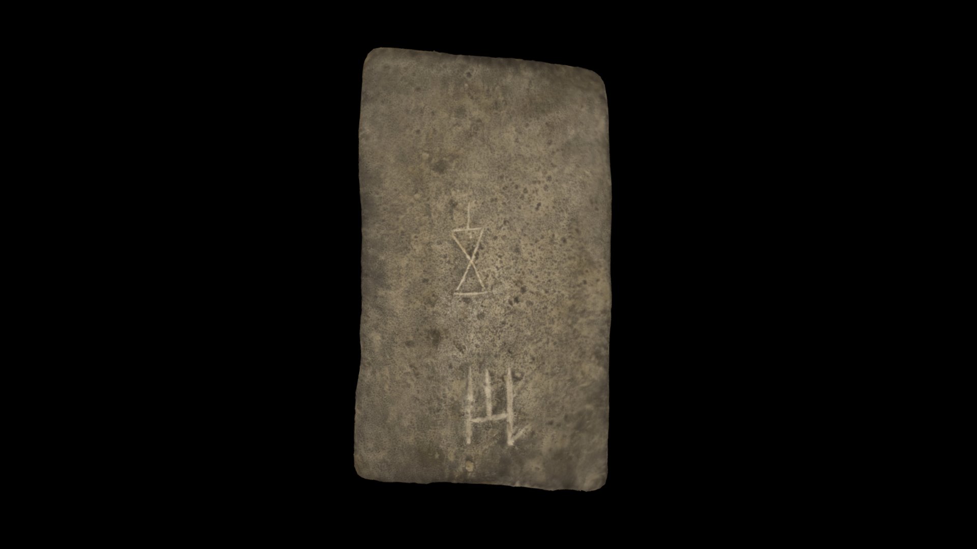 Ancient tin Ingot from the Carmel Coast, Israel. - 3D model by Anthony ...
