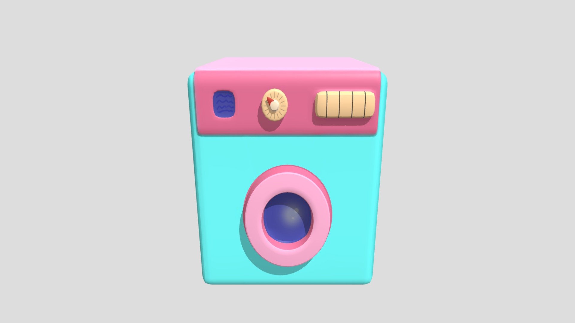 Toon_Washing_Machine - Download Free 3D model by Tanercan Tokkuyu ...