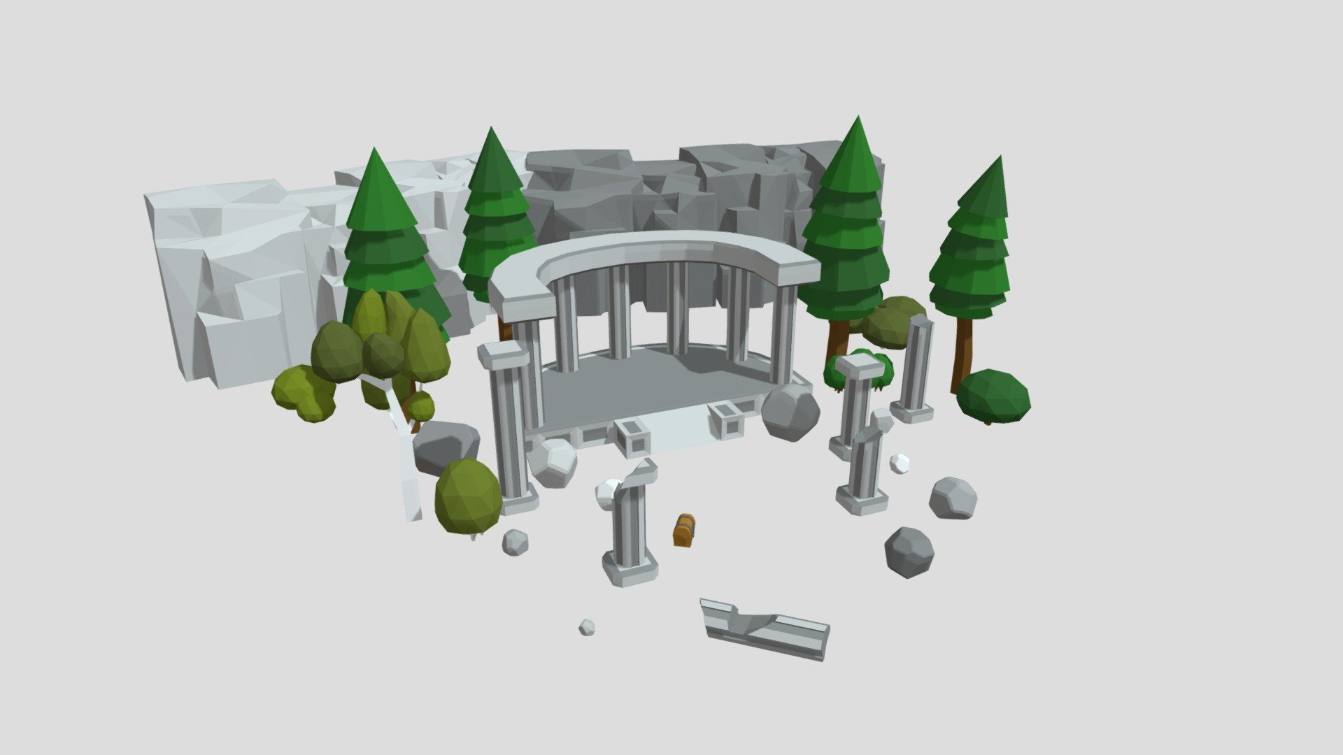 Various Low Poly Assets - Download Free 3D model by Darf528 [2d19cb8 ...