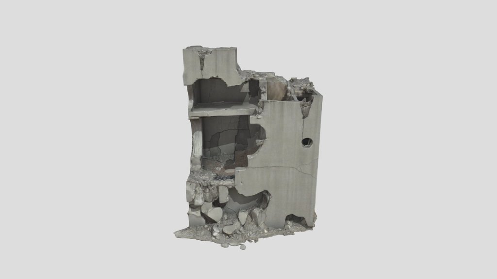 Destroyed Buildings - A 3D model collection by sambitsamal - Sketchfab