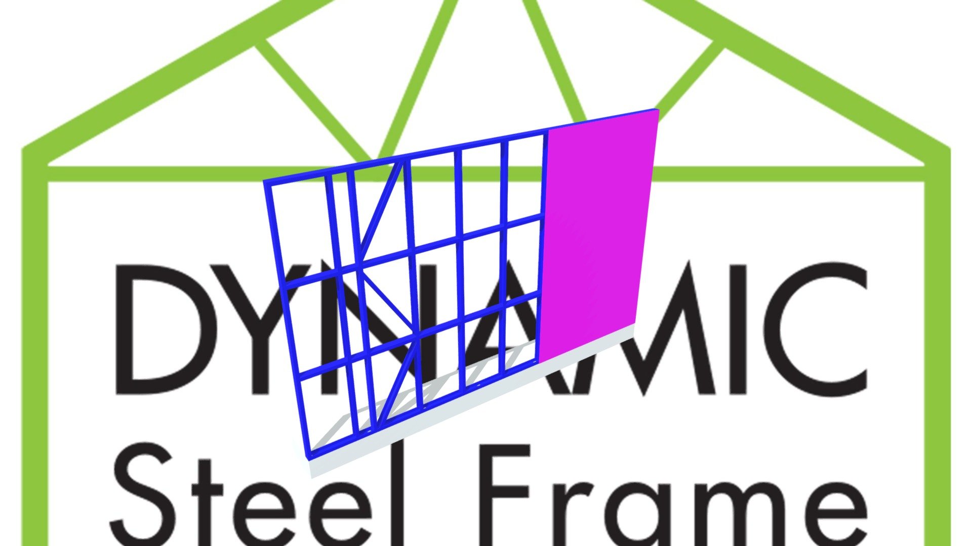 Sheet Bracing Wall - 3D model by Dynamic Steel Frame ...